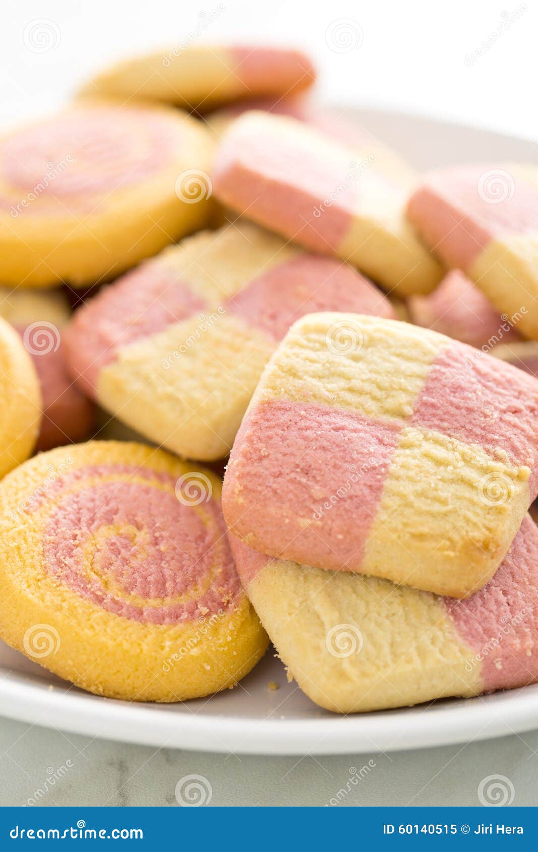 Colored butter biscuits stock image. Image of bake, butter - 60140515