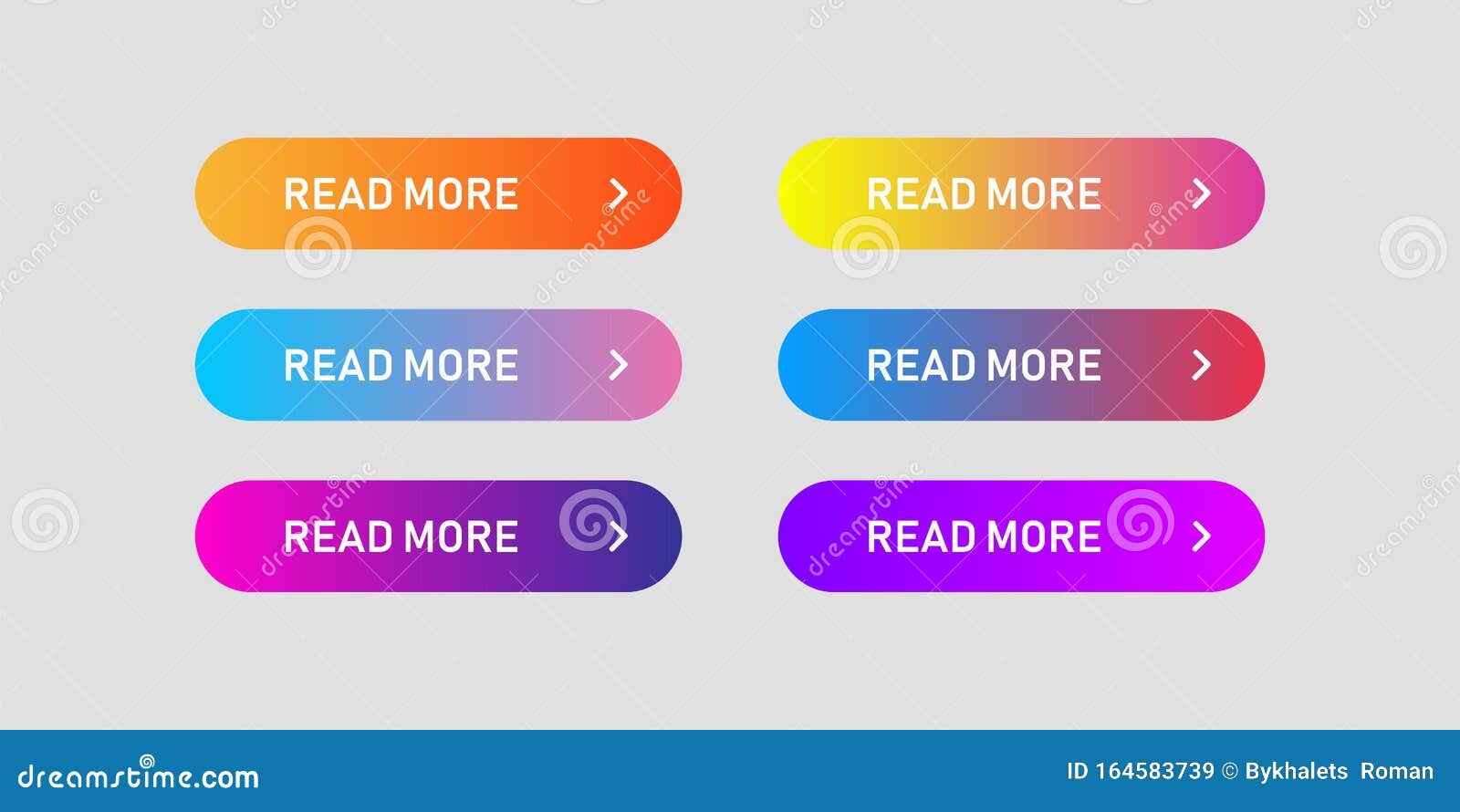 Colored Buttons Isolated. Read More Design Element Stock Vector ...