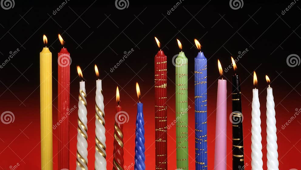 Colored candles stock photo. Image of close, people, colored - 19895376