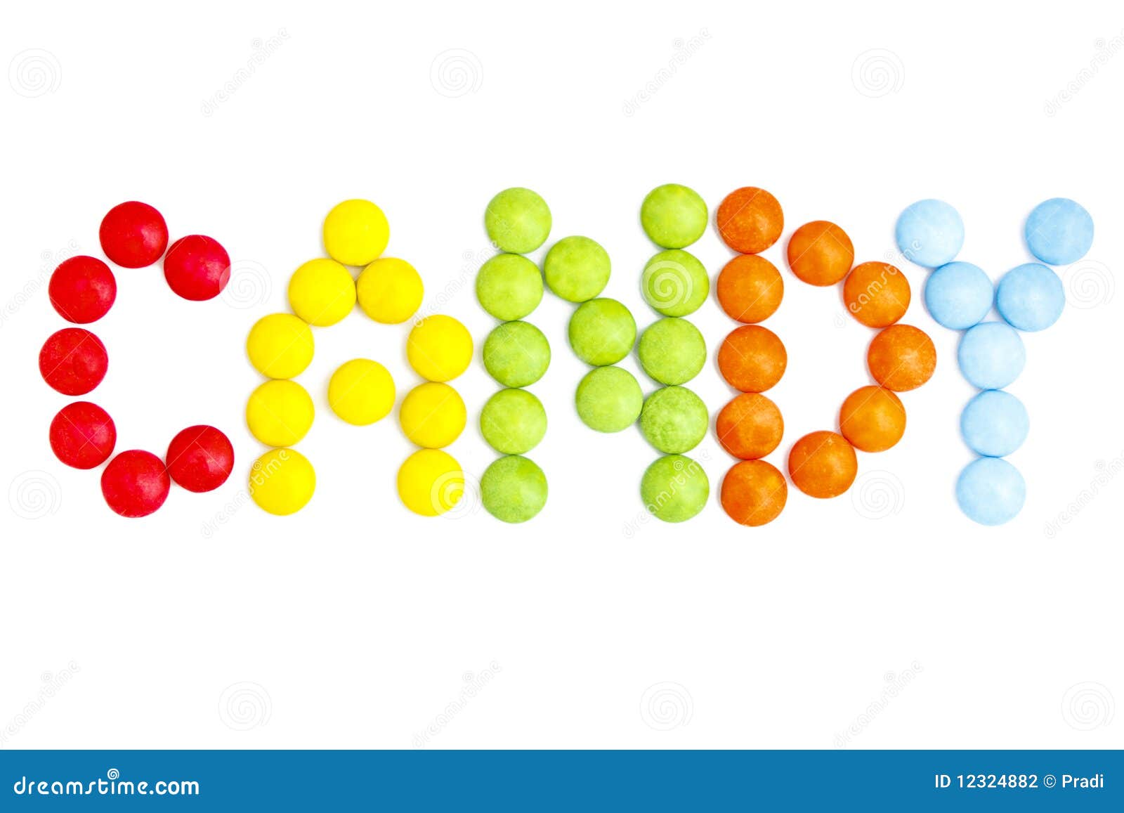 Colored Candy stock photo. Image of smarties, colors - 12324882