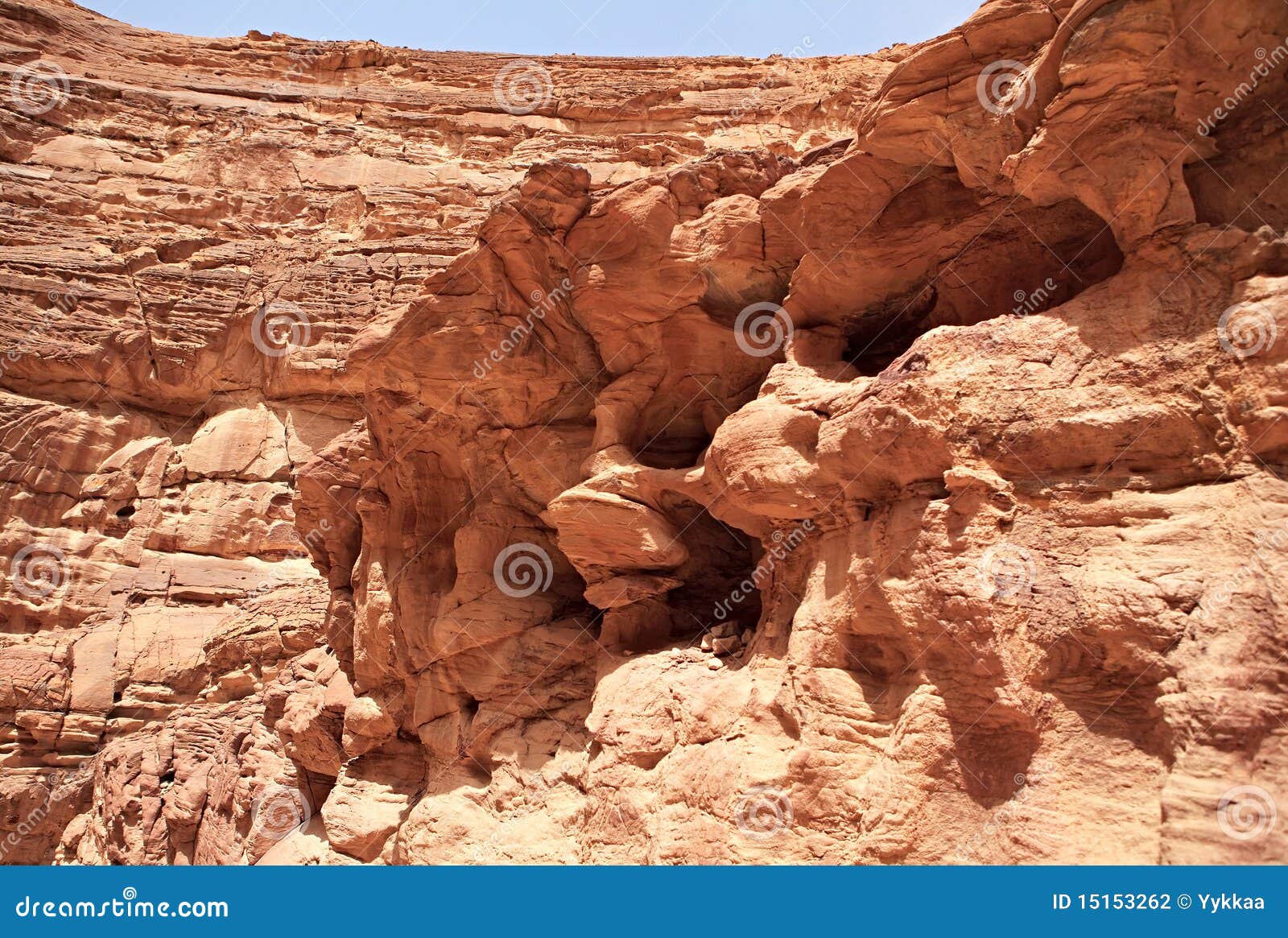 Colored Canyon. stock photo. Image of rock, attraction - 15153262