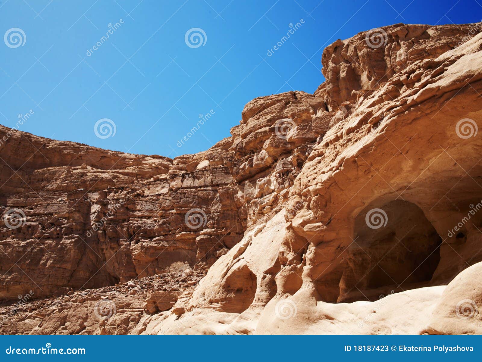 The Colored Canyon, Egypt stock image. Image of natural - 18187423