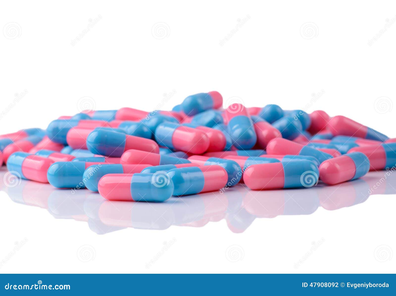 Colored Capsules Isolated on White Background Stock Photo - Image of ...