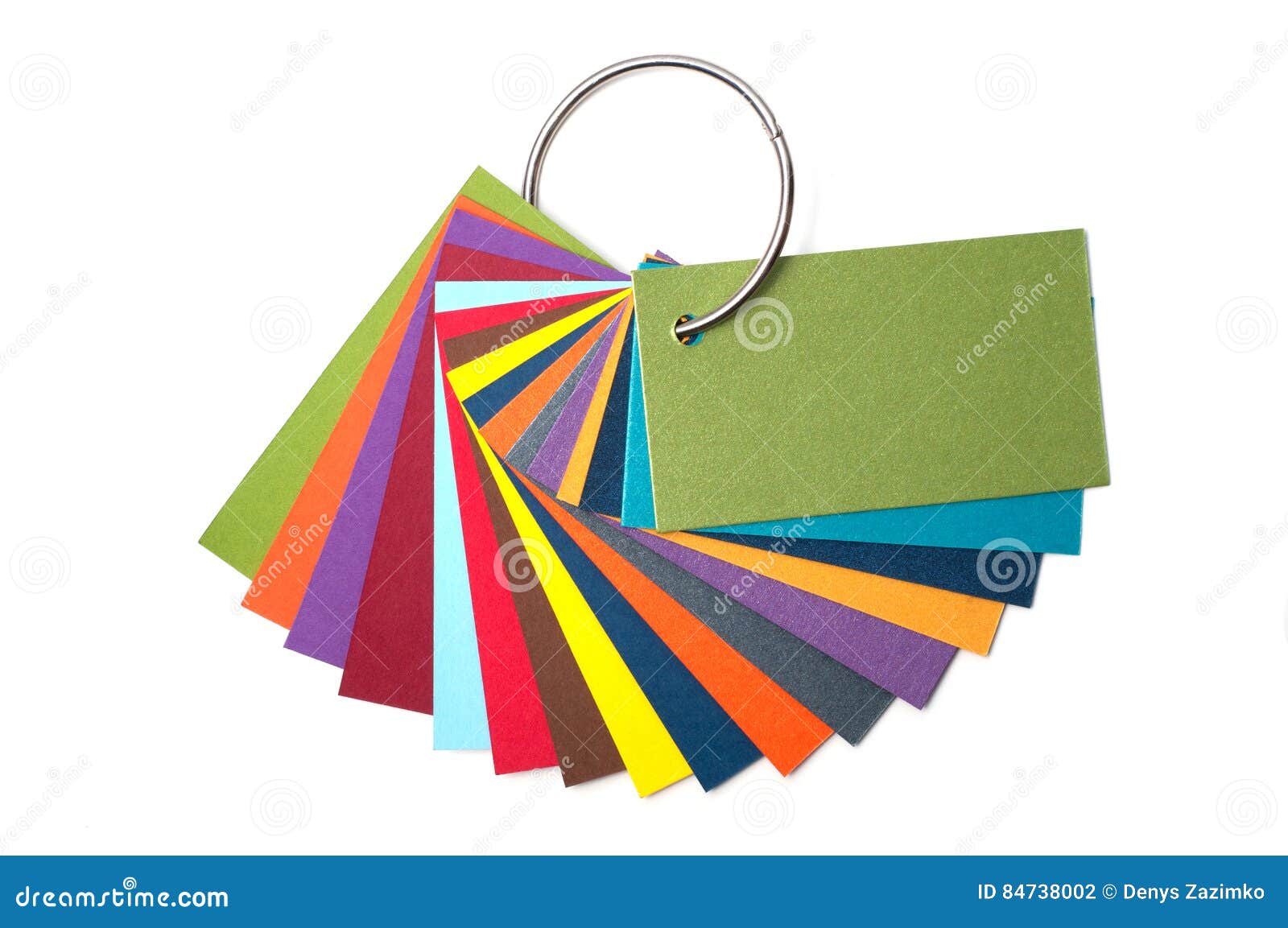 Colored Cardboard Palette, Color Guide, Paper Samples, Color Catalog ...