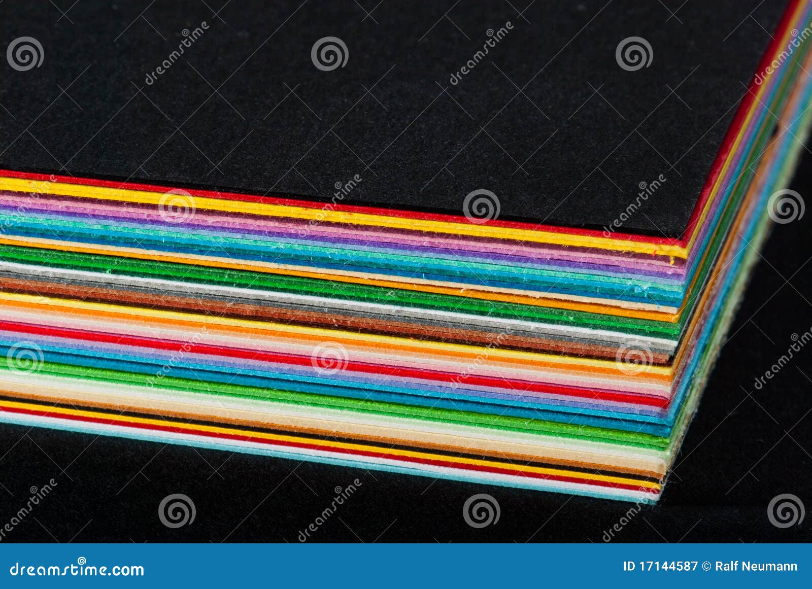 Colored cardboard stack stock image. Image of card, turquoise - 17144587