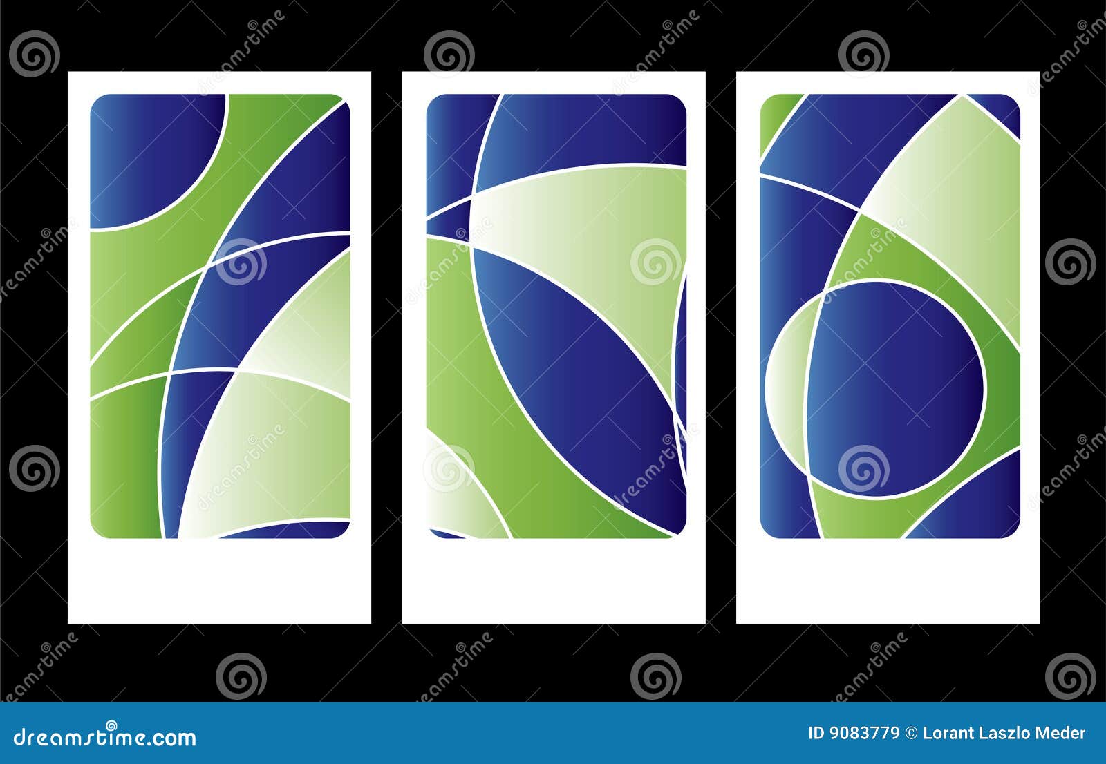 Colored Cards Abstract Background Sample Stock Vector - Illustration of ...