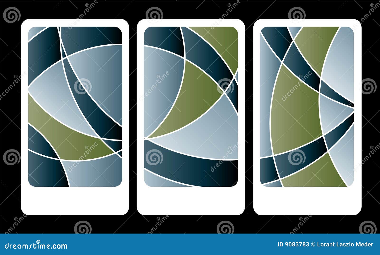 Colored Cards Abstract Background Sample Stock Vector - Illustration of ...