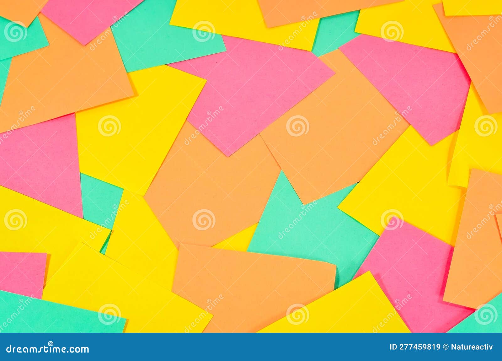 Colored cards background. stock image. Image of education - 277459819