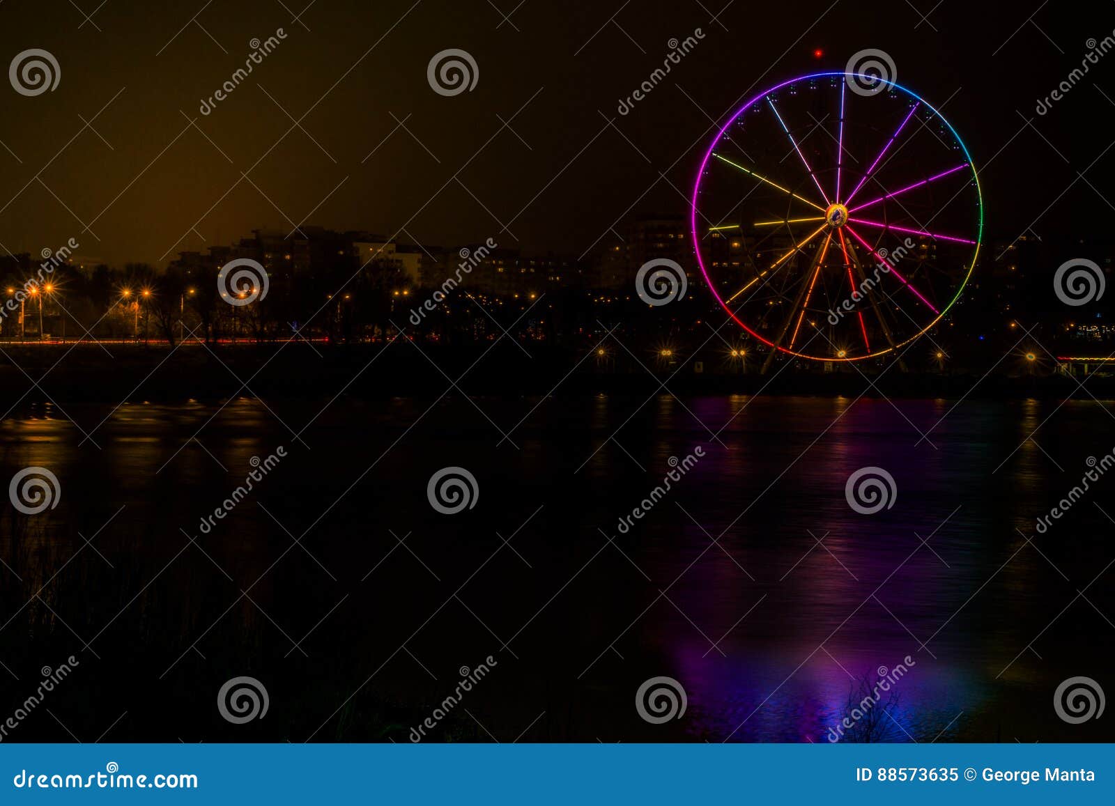 Colored Carousel Wheel stock image. Image of colored - 88573635