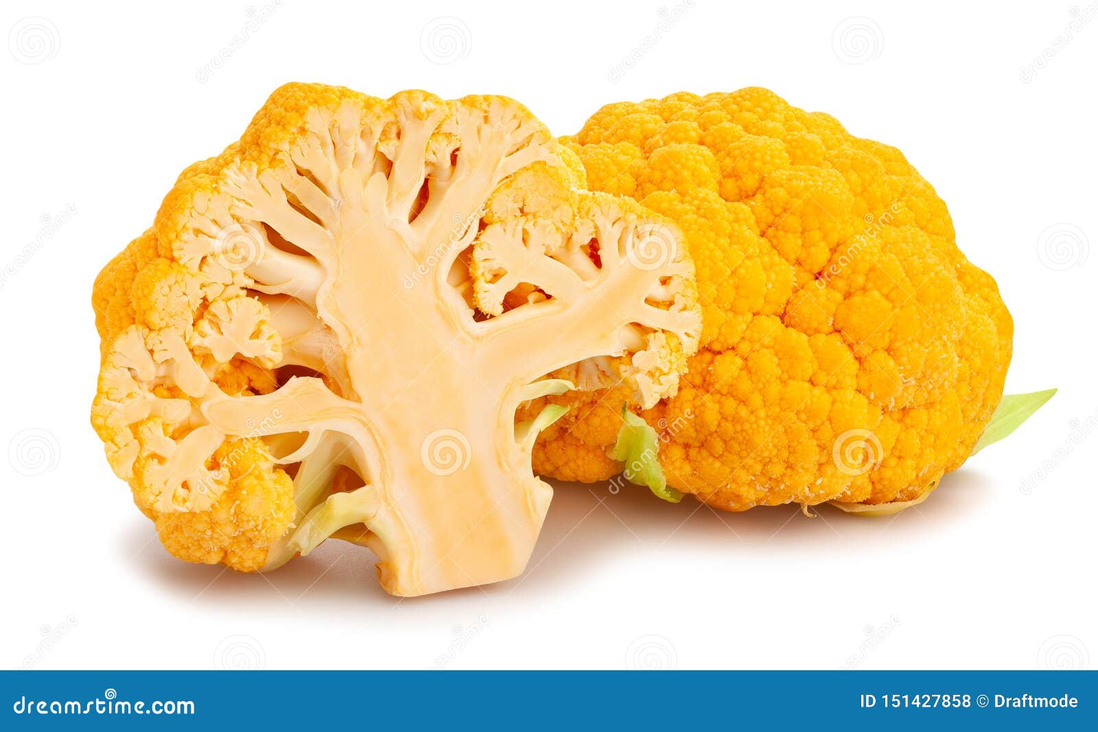 Colored cauliflower stock photo. Image of healthy, clipping - 151427858