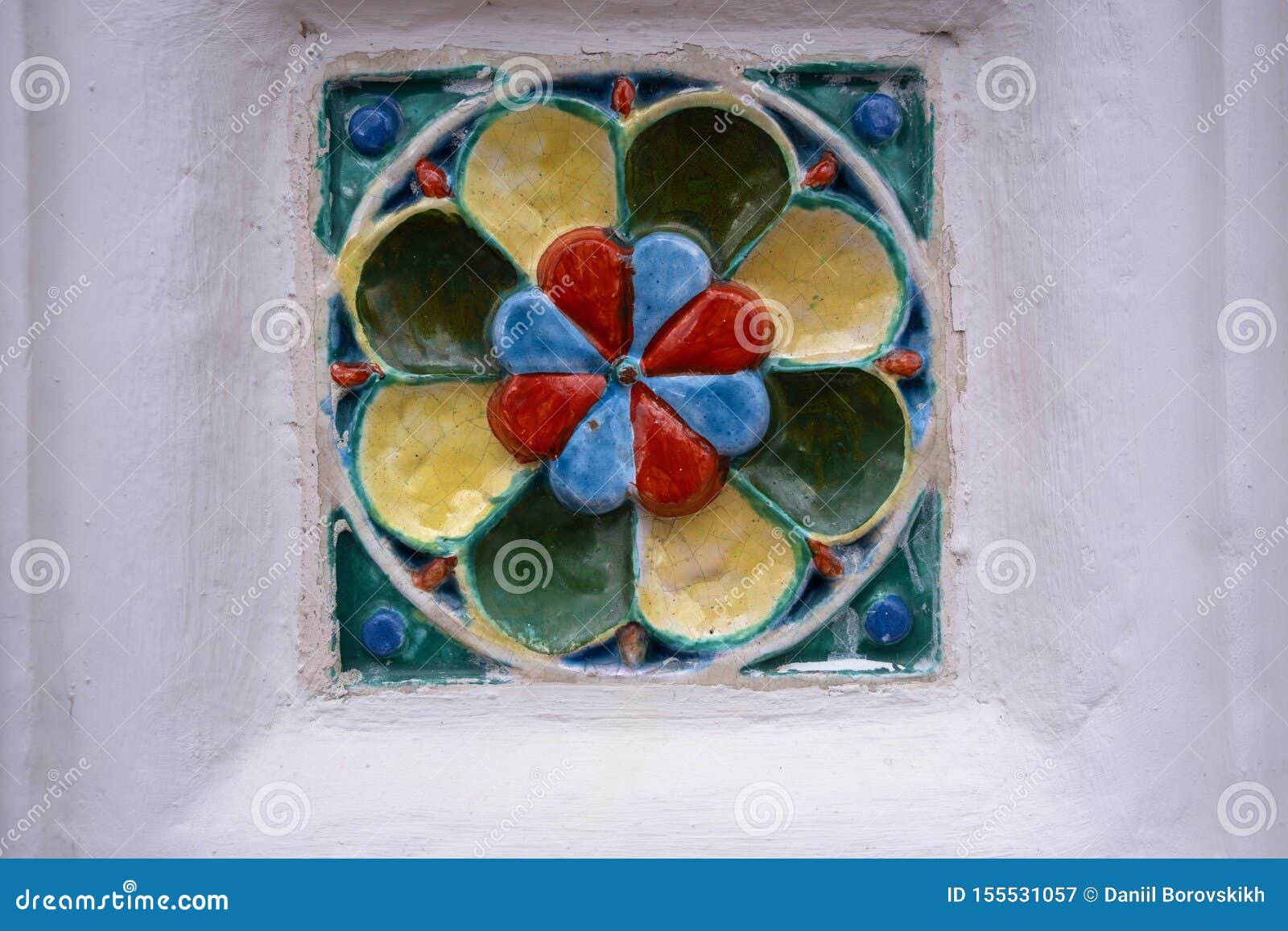 Colored Ceramic Tiles with Pattern Stock Image - Image of abstract ...