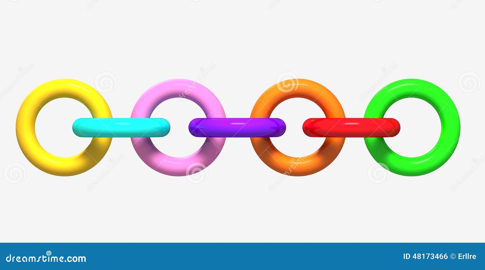 Colored chain stock illustration. Illustration of design - 48173466