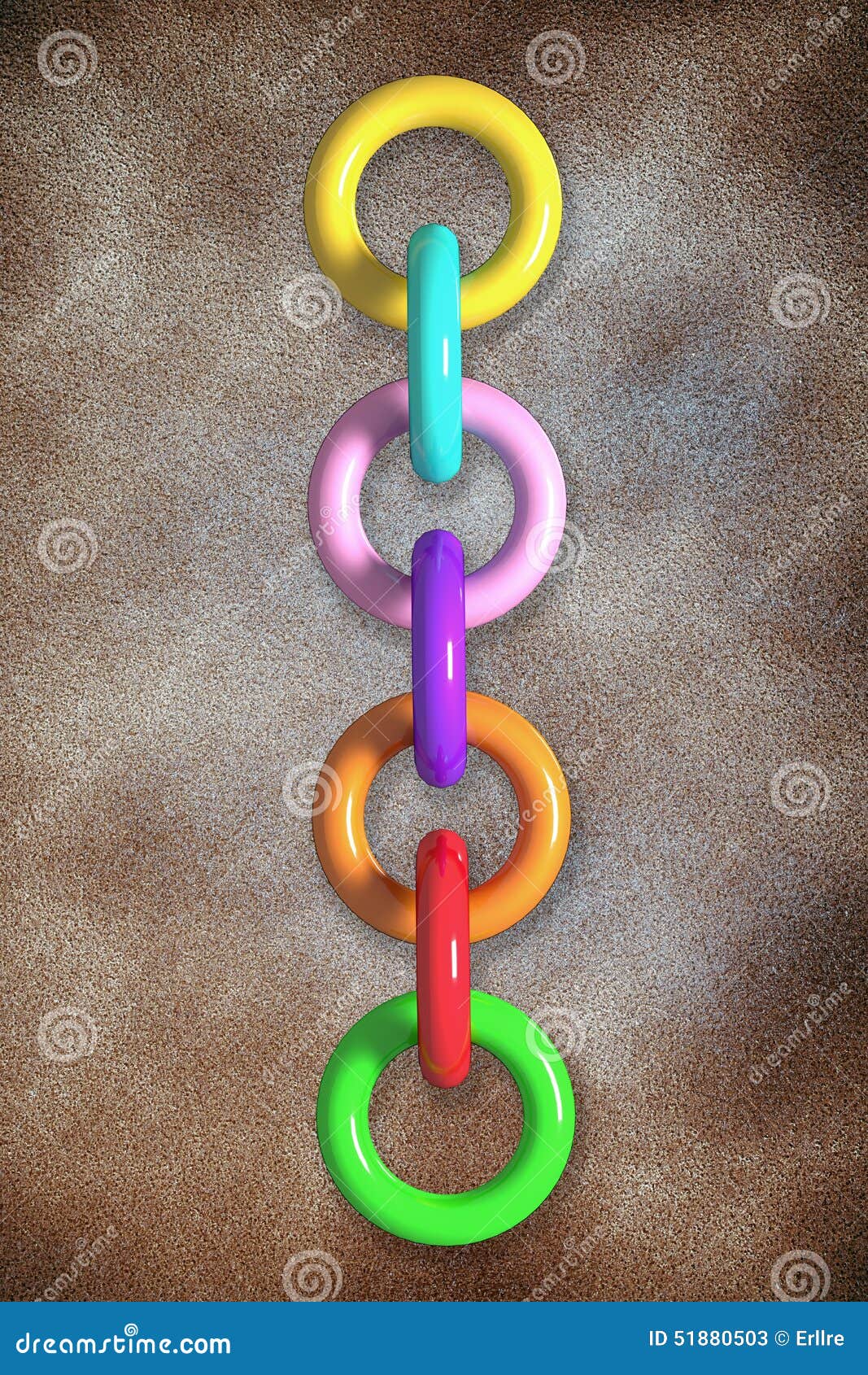 Colored chain stock illustration. Illustration of pair - 51880503