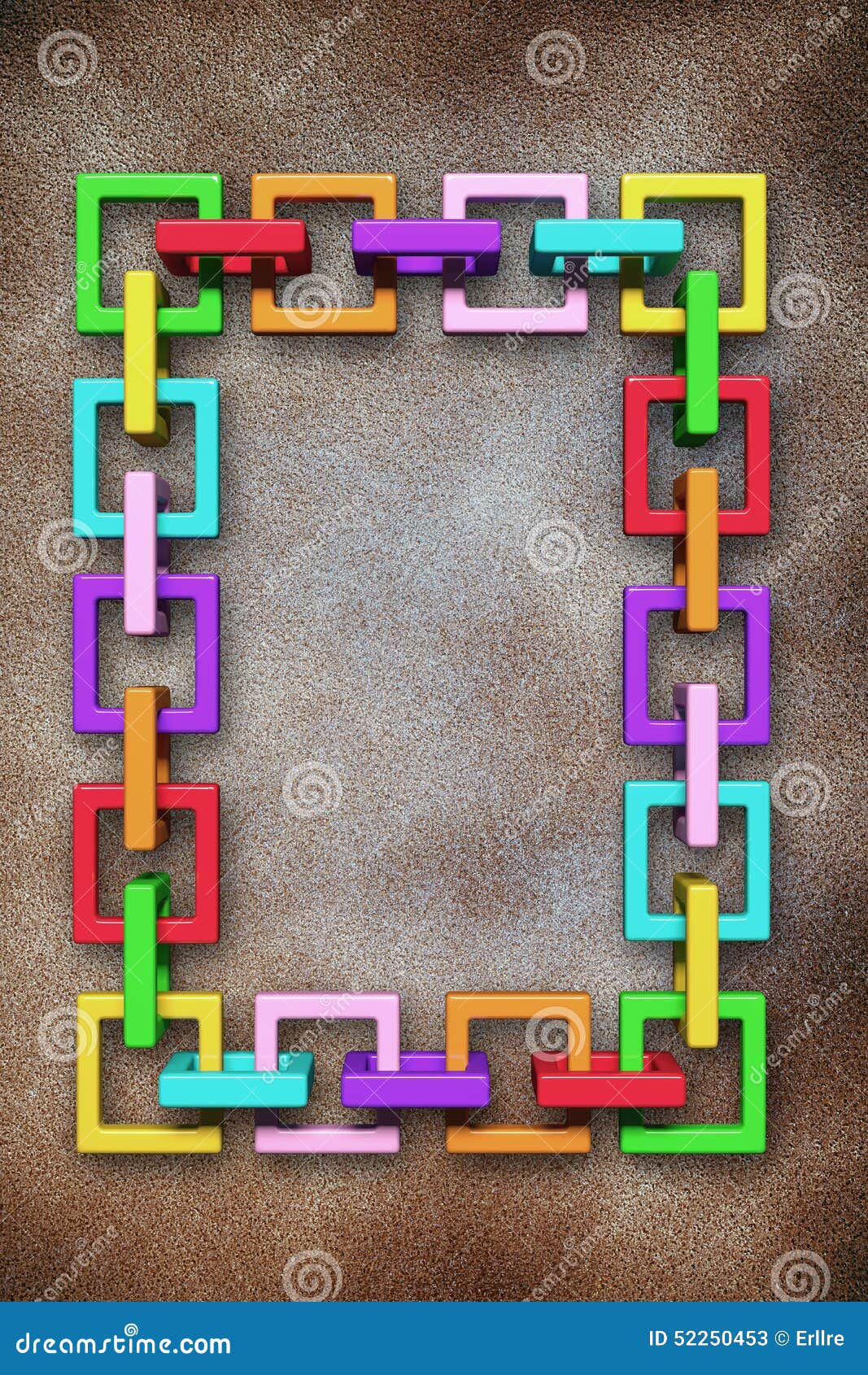 Colored chain stock illustration. Illustration of pair - 52250453