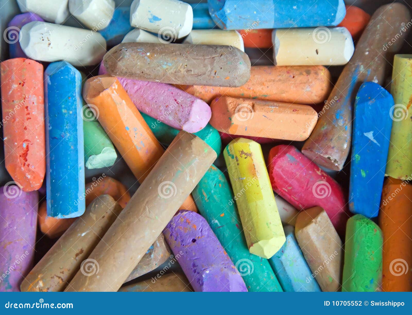Colored chalk stock photo. Image of orange, crayon, chalk - 10705552