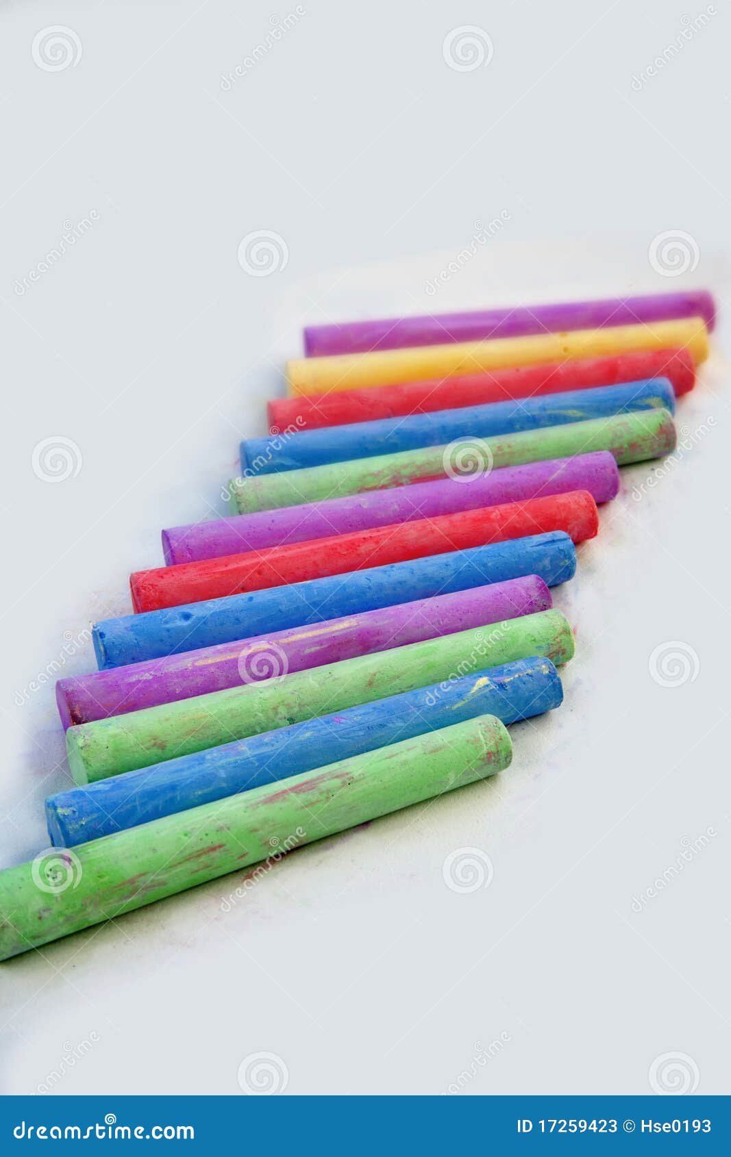 Colored chalk stock image. Image of tuition, colour, artistic - 17259423