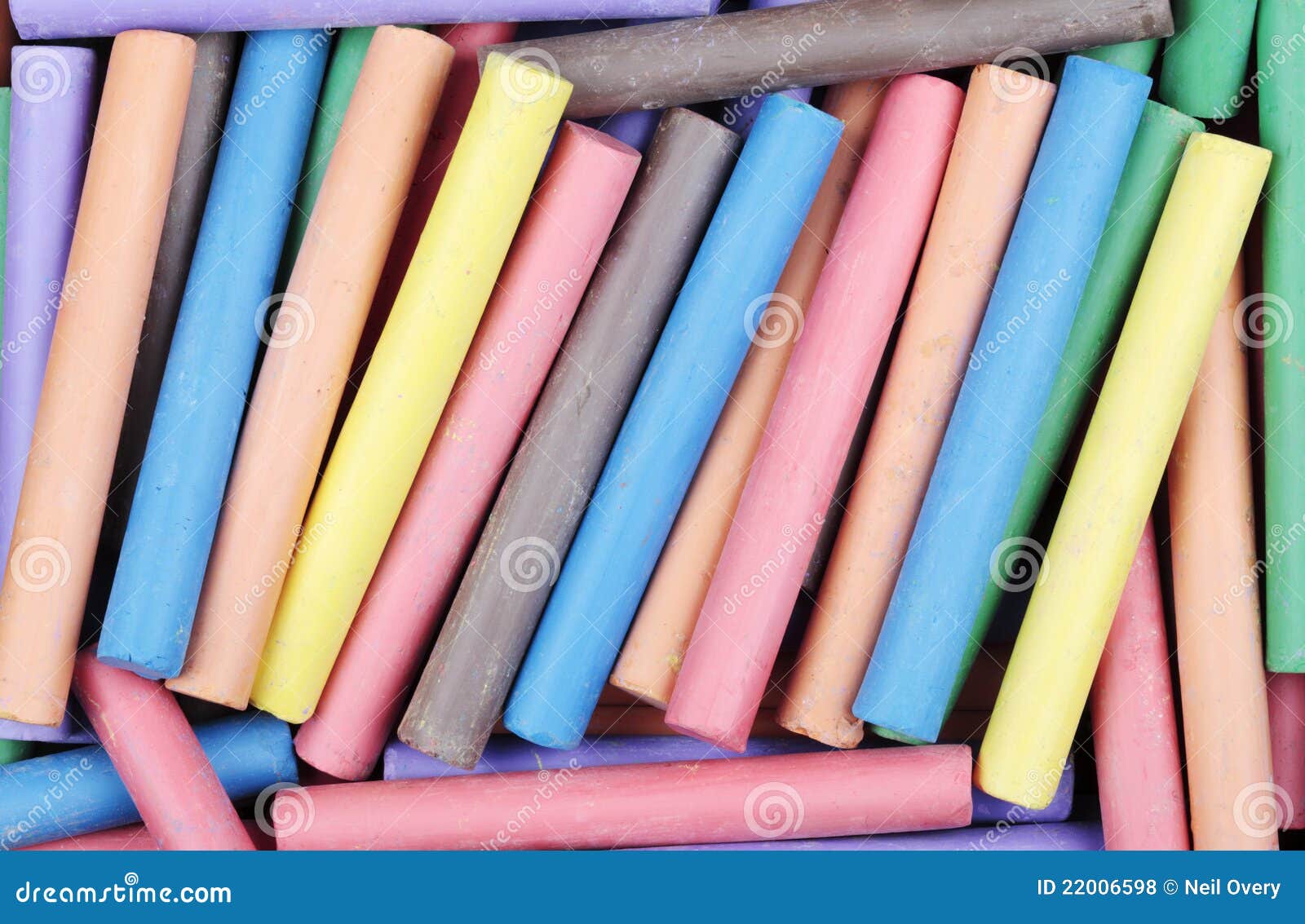 Colored Chalk Royalty Free Stock Photos - Image: 22006598