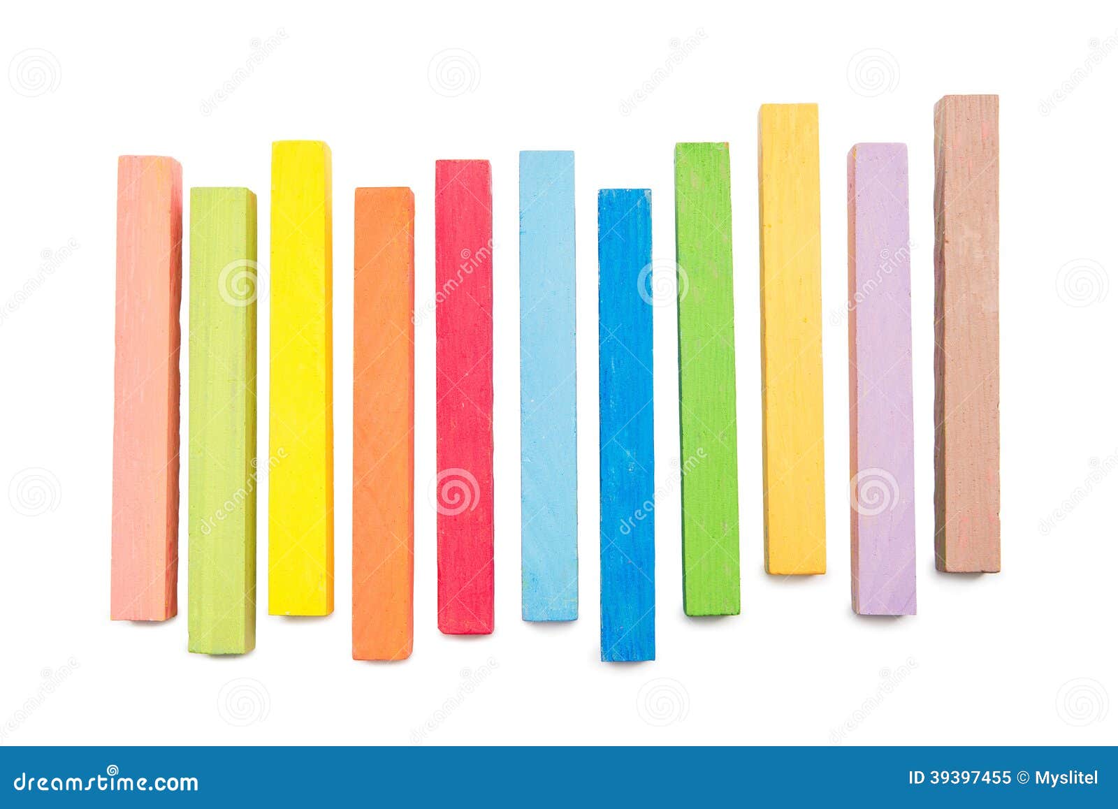 Colored chalk stock image. Image of objects, color, colorful - 39397455