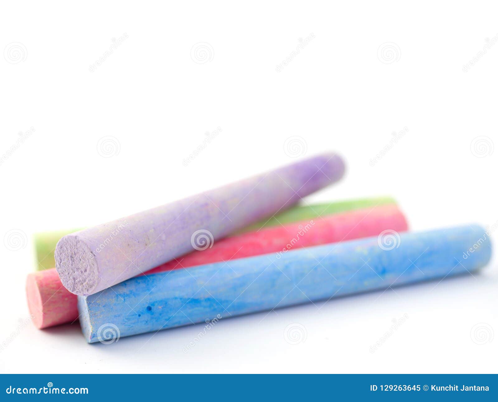 Colored chalk for drawing. stock image. Image of abstract - 129263645