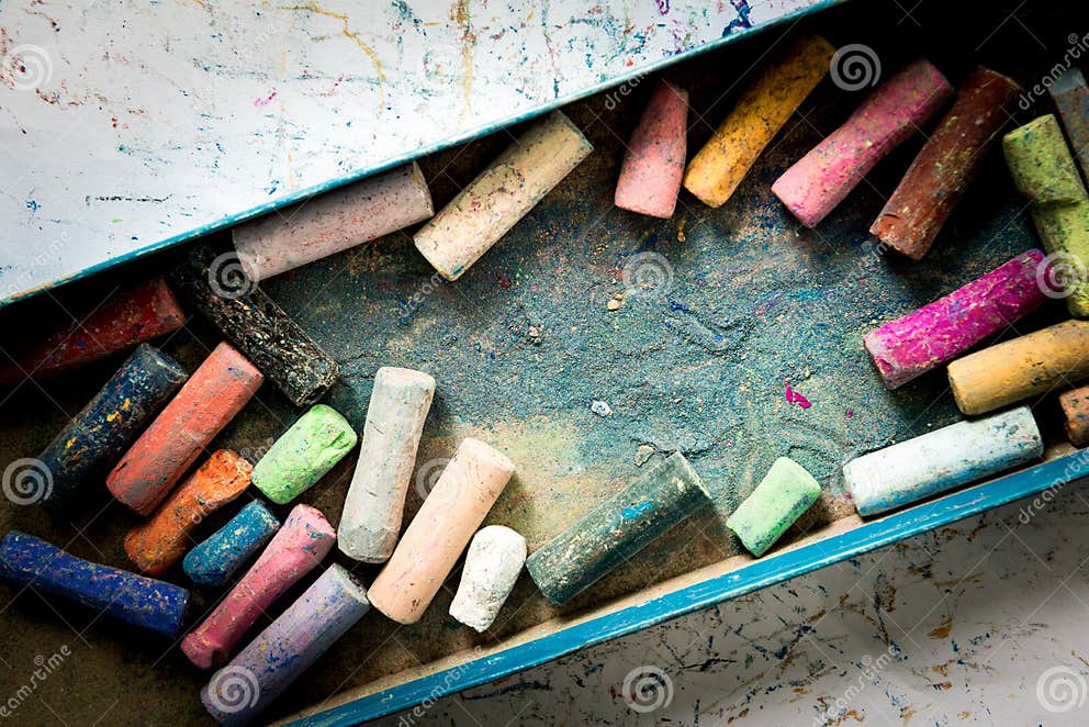 Colored chalk , paper art stock photo. Image of paper - 32573572