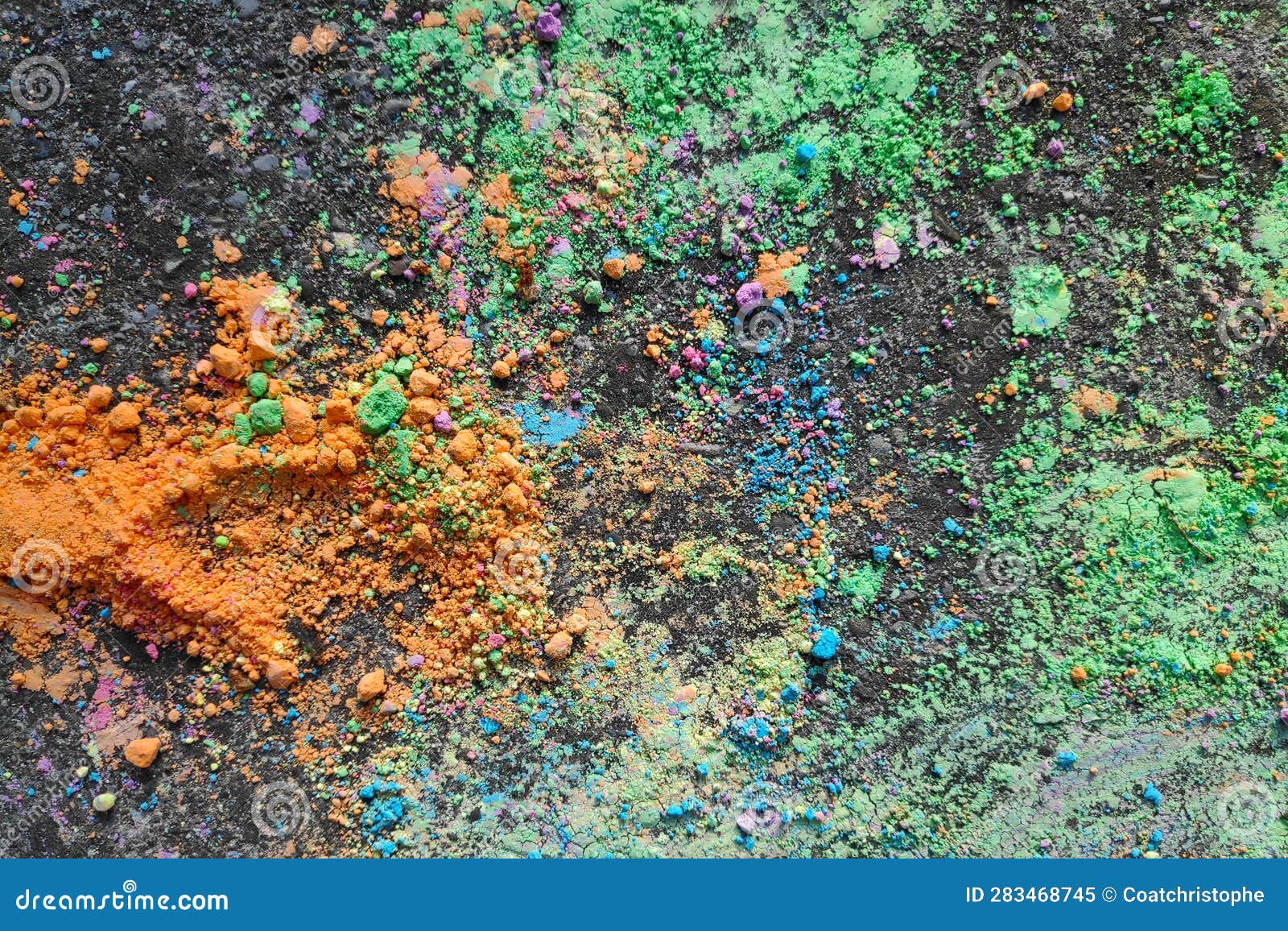 Colored chalk powder stock image. Image of powder, hinduism - 283468745