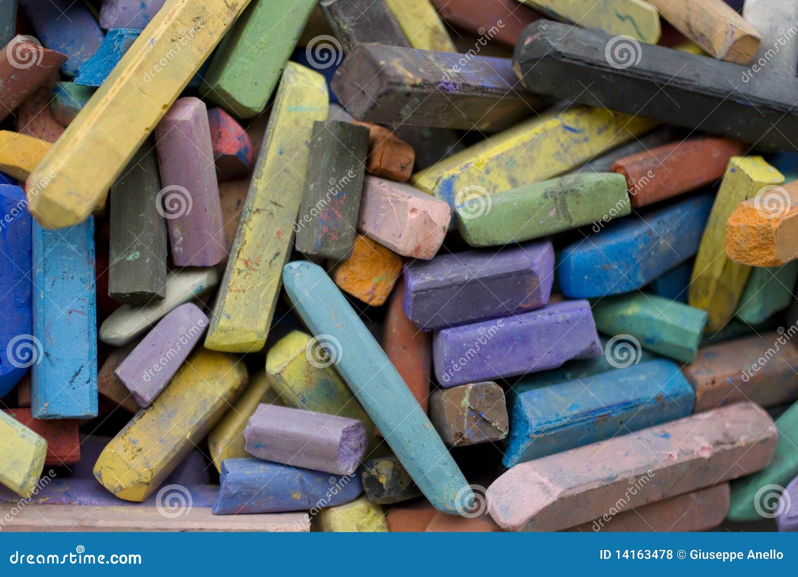 Colored chalks stock photo. Image of bind, nuance, life - 14163478
