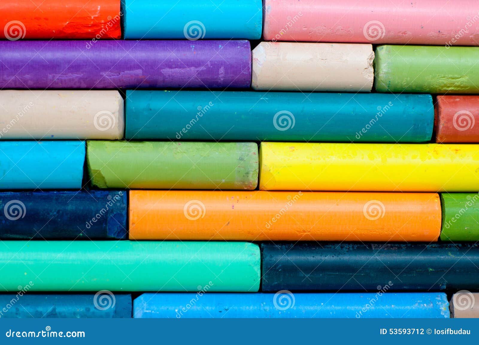 Colored chalks stock photo. Image of pastel, green, pink - 53593712