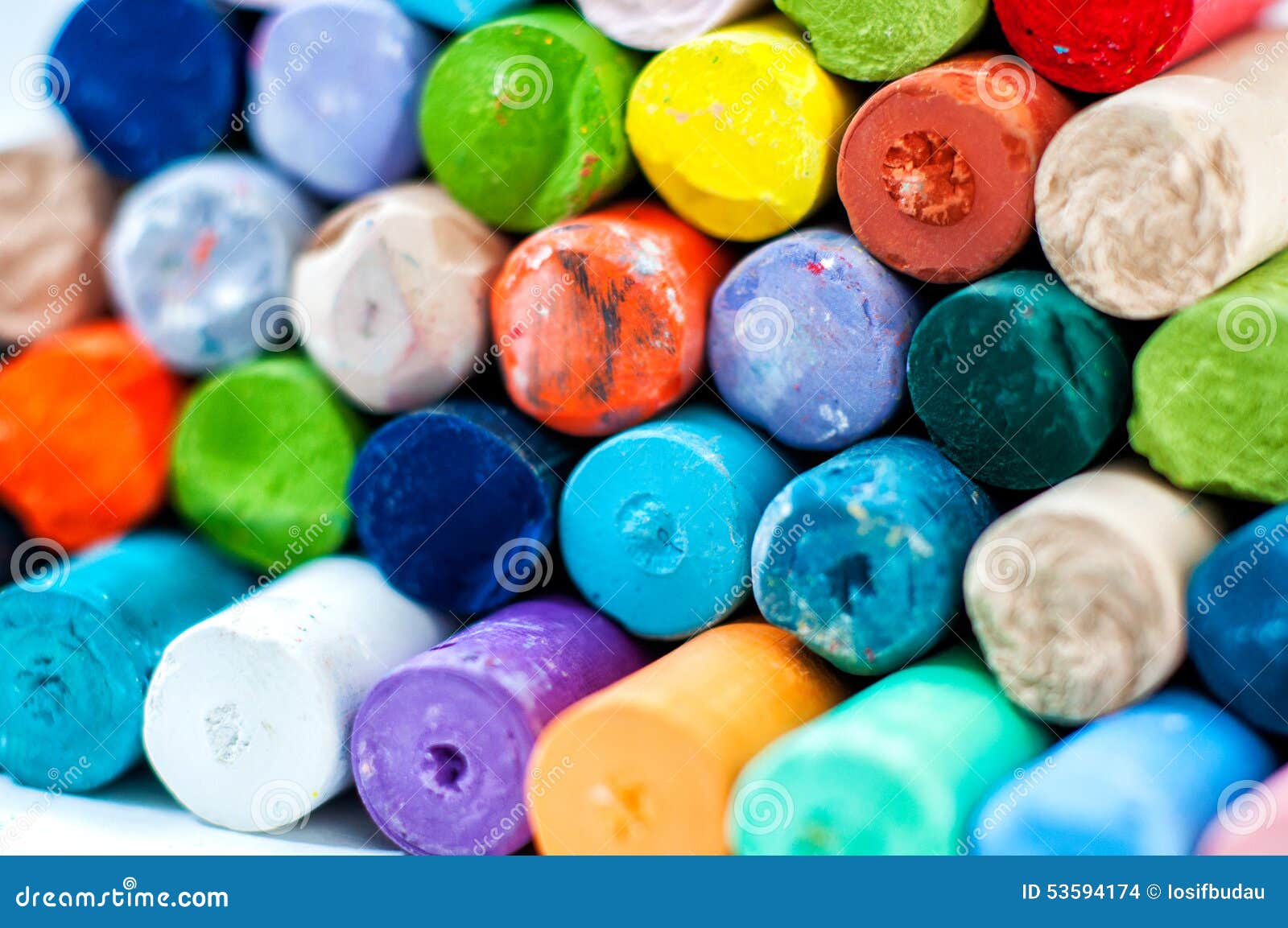 Colored chalks stock photo. Image of chalk, multicolor - 53594174