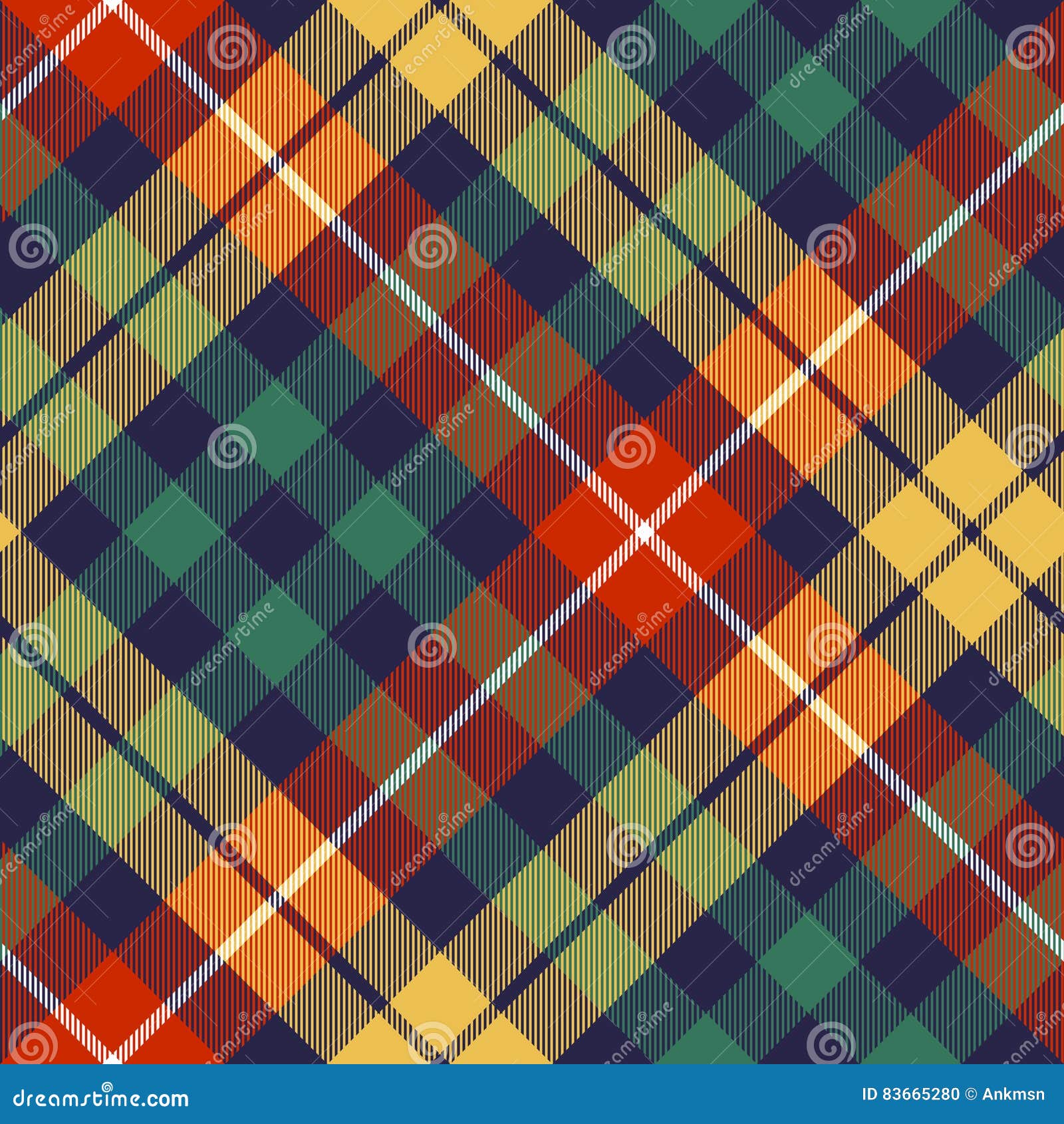 Check Diagonal Fabric Texture Seamless Pattern Vector Illustration ...