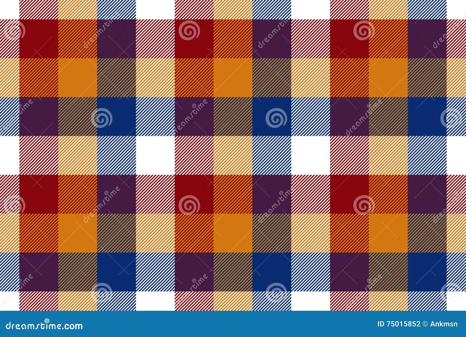 Colored Check Seamless Fabric Texture Stock Vector - Illustration of ...