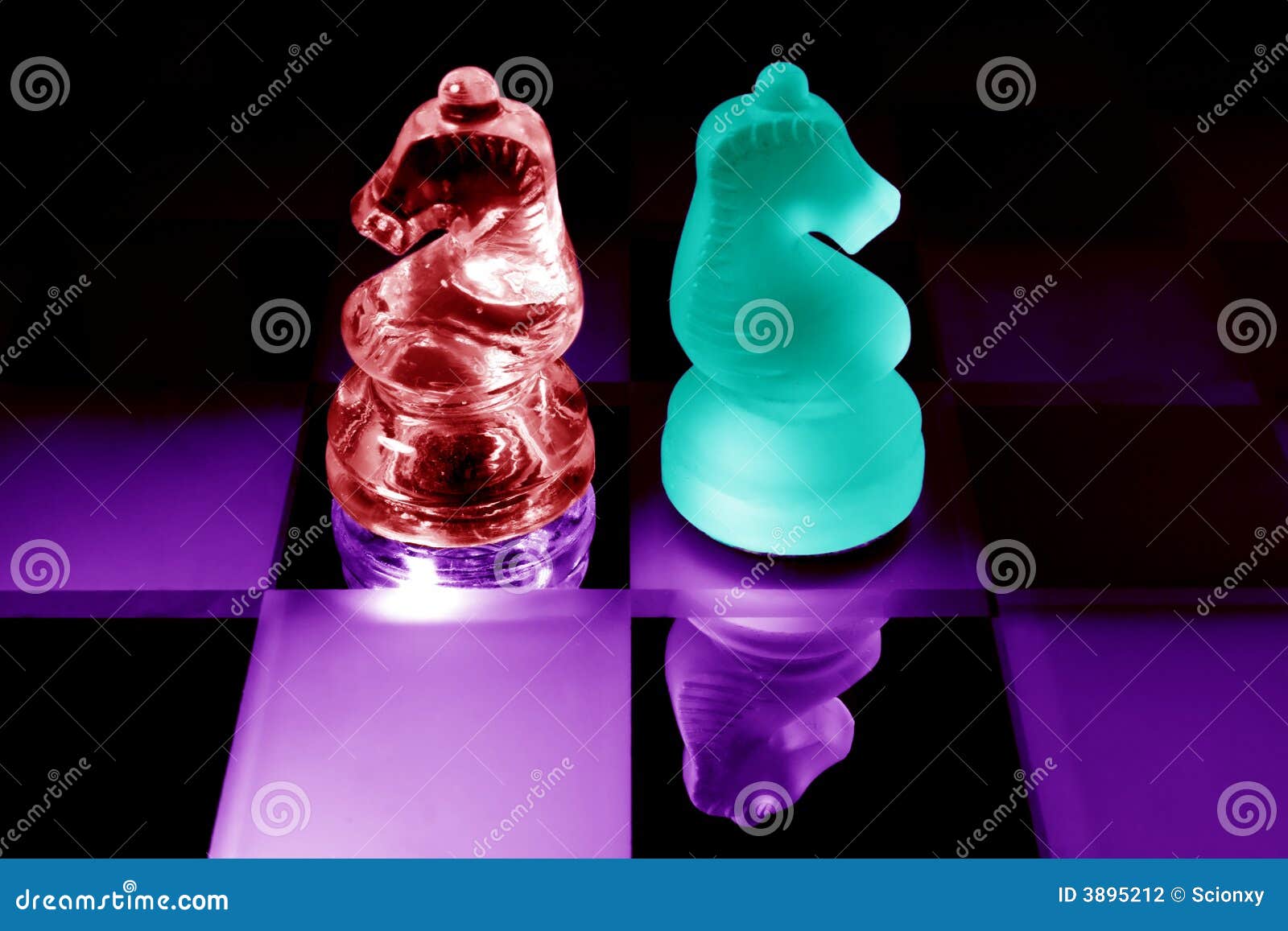 Colored chess stock photo. Image of board, intelligent - 3895212