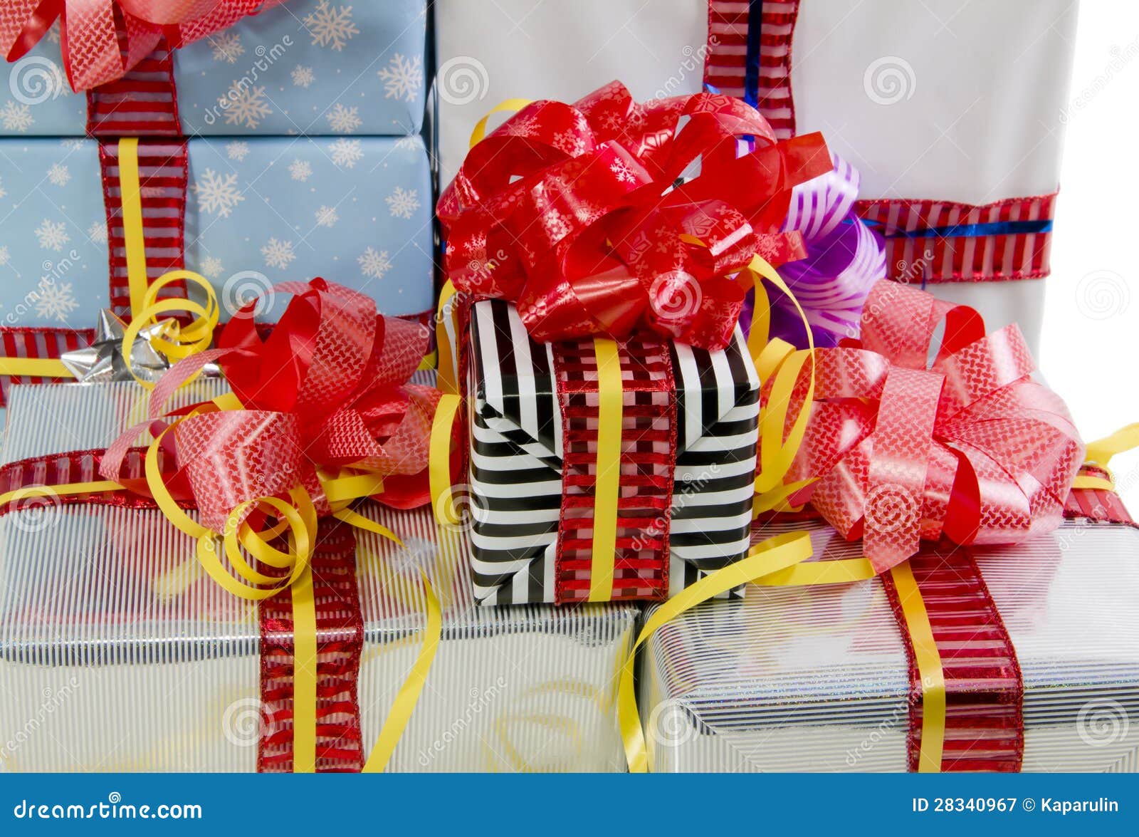 Colored Christmas Gifts Boxes Texture Stock Image - Image of buying ...