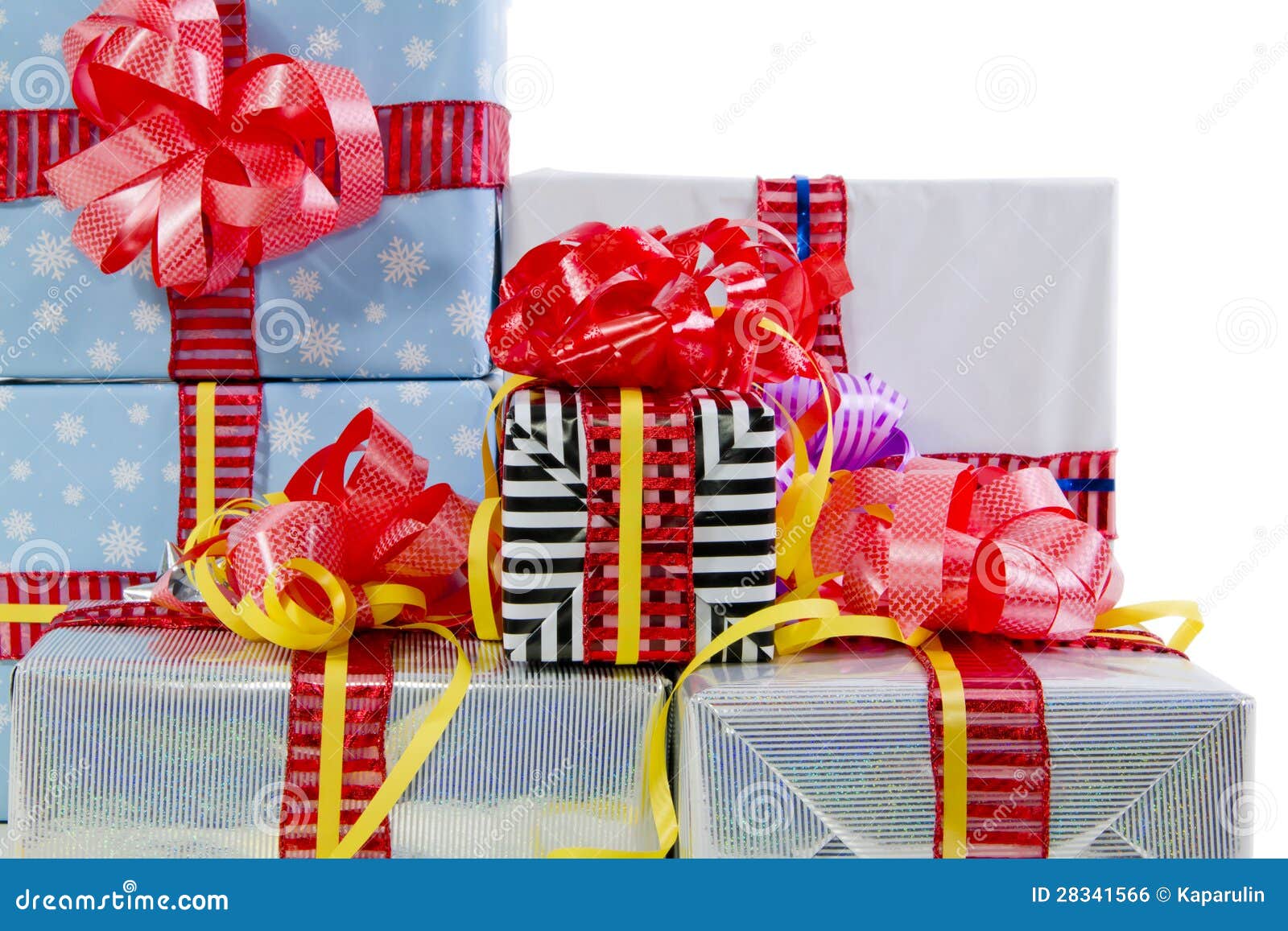 Colored Christmas Gifts Boxes Texture Stock Photo - Image of presents ...