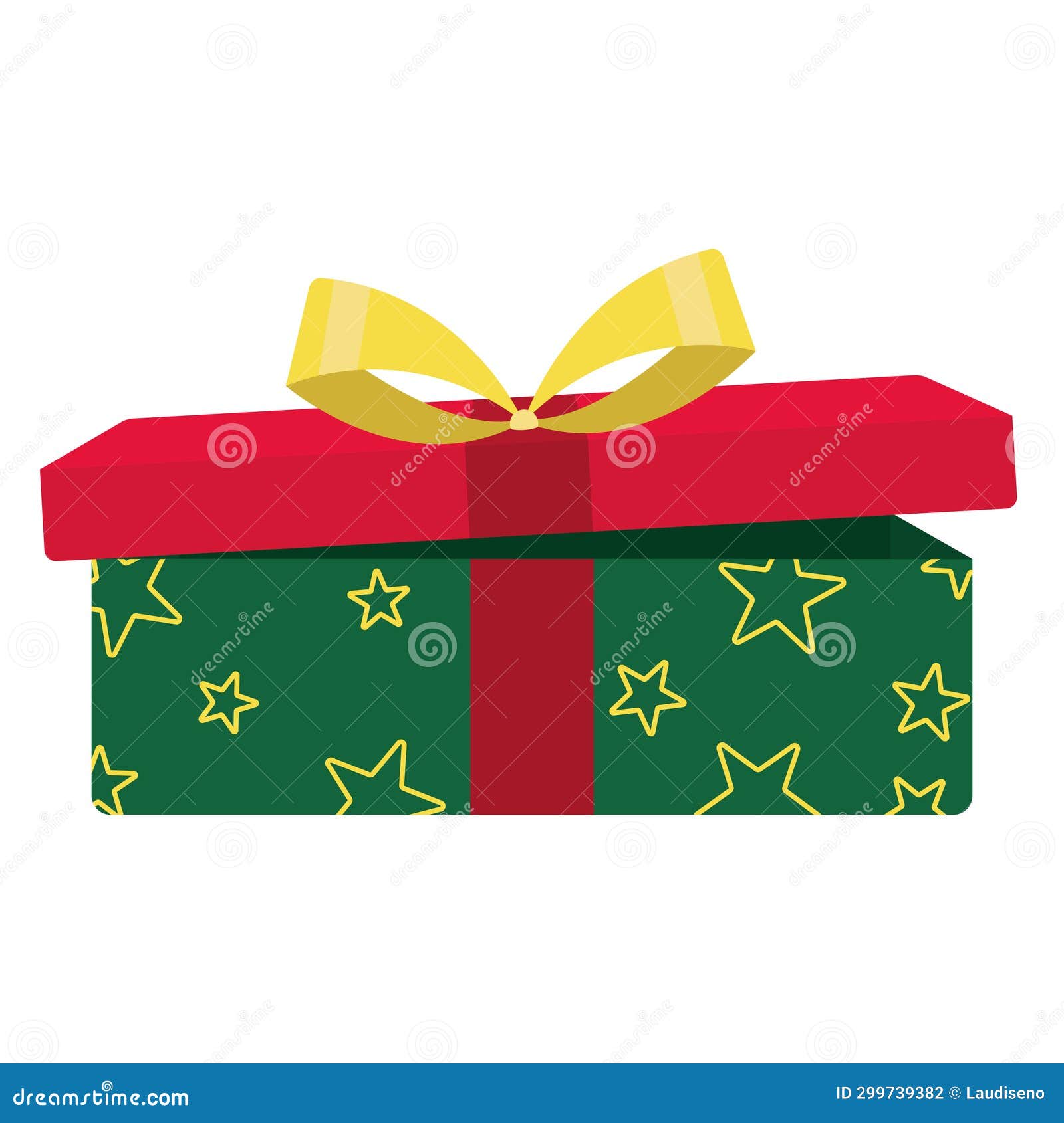 Colored Christmas Present Icon Vector Stock Illustration - Illustration ...