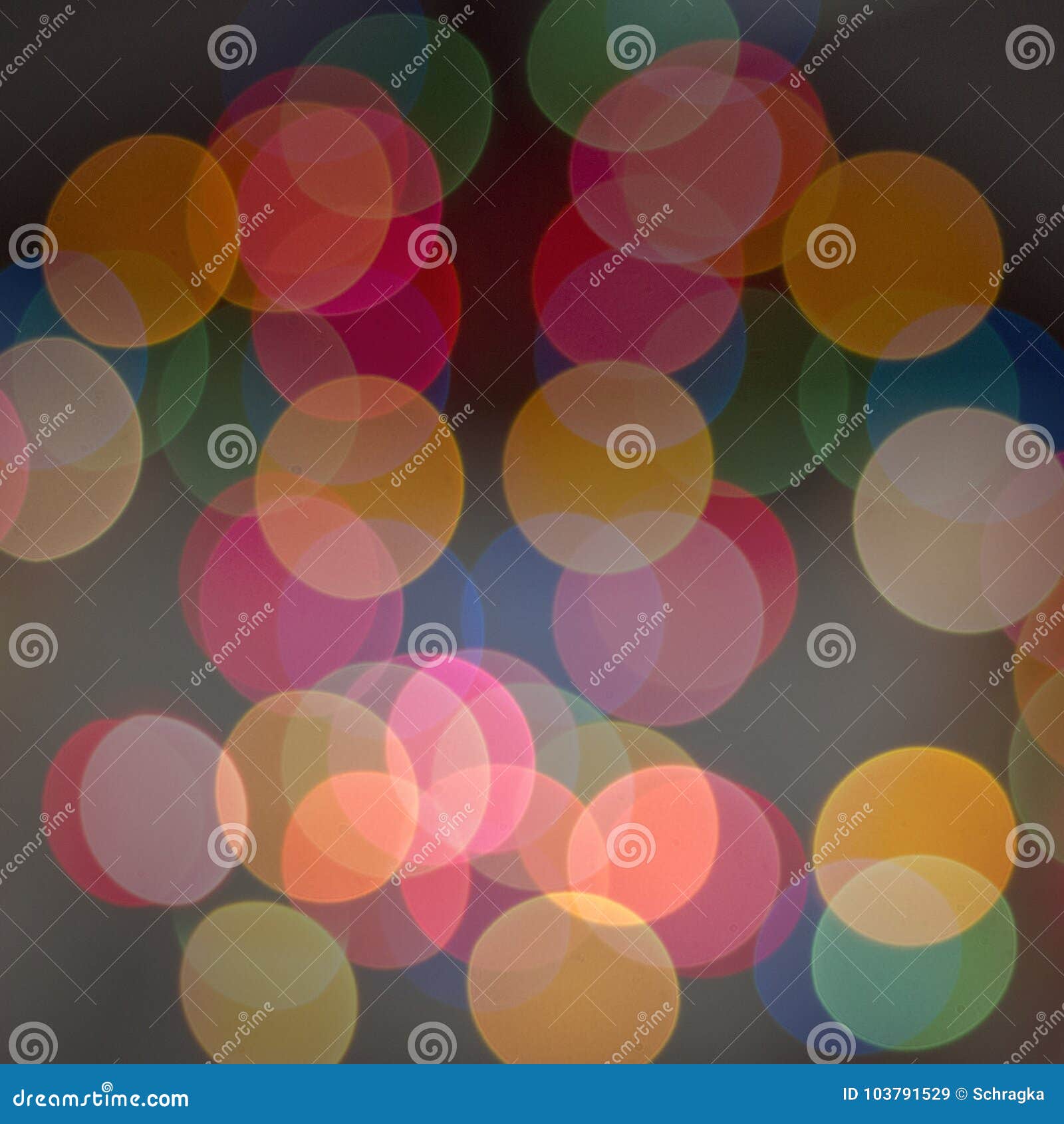 Colored Circle Bokeh Digital Background Stock Image - Image of colors ...