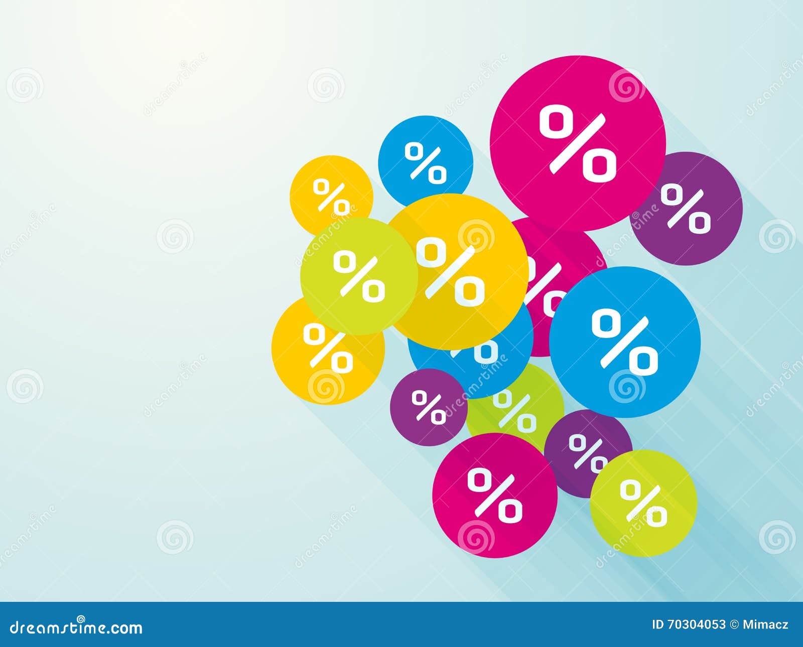 Colored Circle Markers Discount Stock Illustration - Illustration of ...