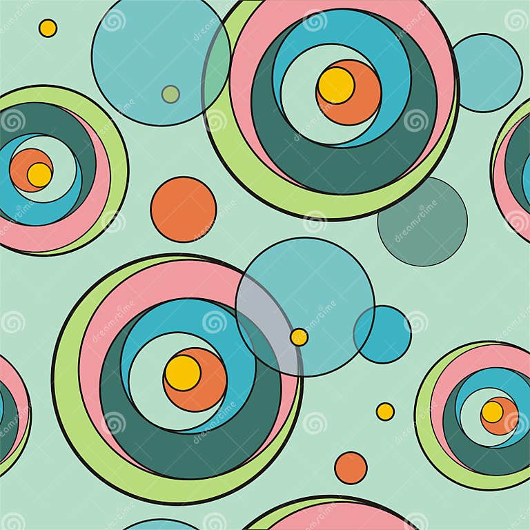 Colored circle pattern stock vector. Illustration of element - 22654452