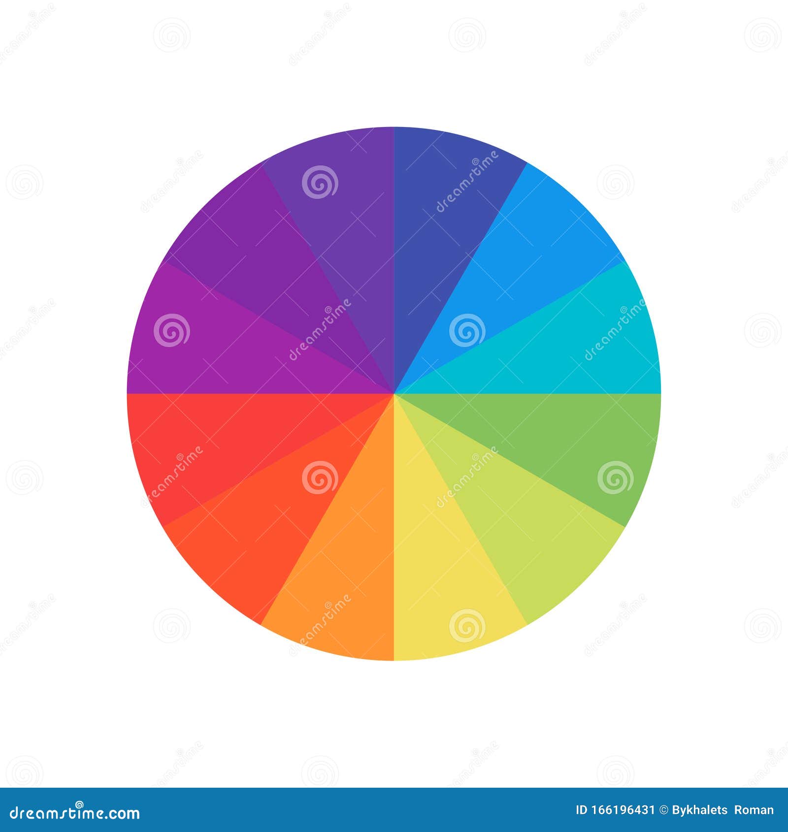Colored Circle. Wheel Colour Spectrum. Circle Palette Stock Vector ...