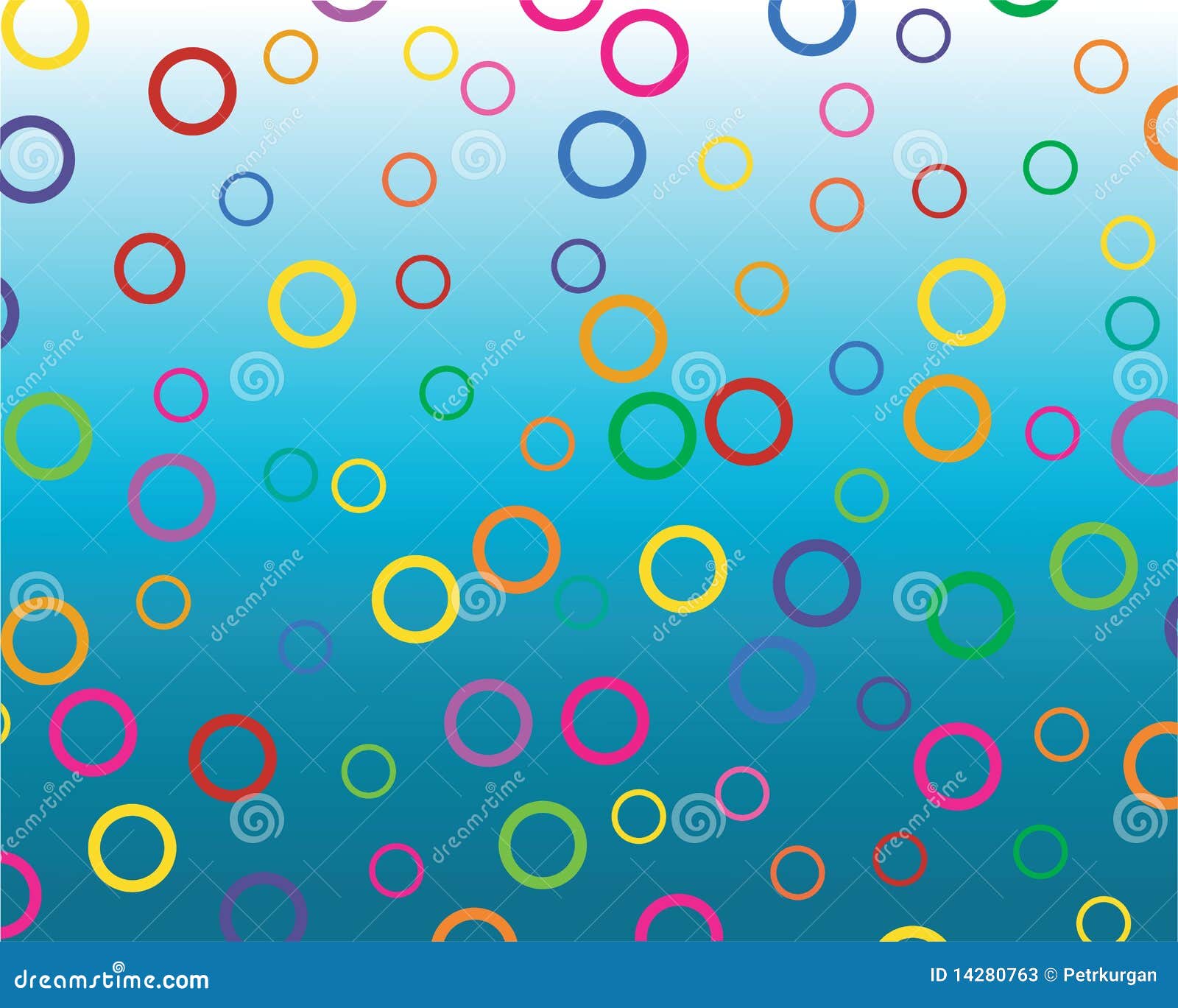 Colored circles stock vector. Illustration of circle - 14280763