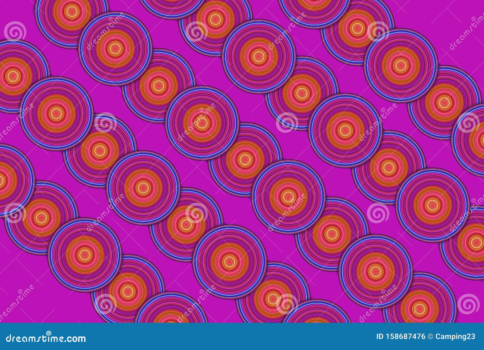 Colored Circles Background, Illustration Stock Illustration ...