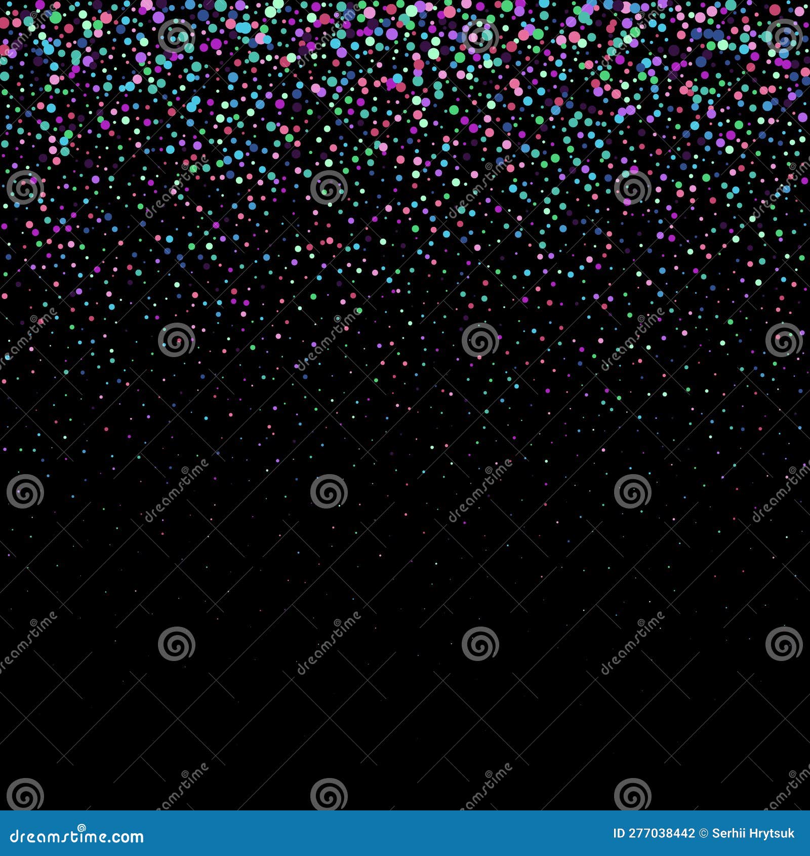 Colored Circles Falling Down. Background Template. Eps 10 Stock ...