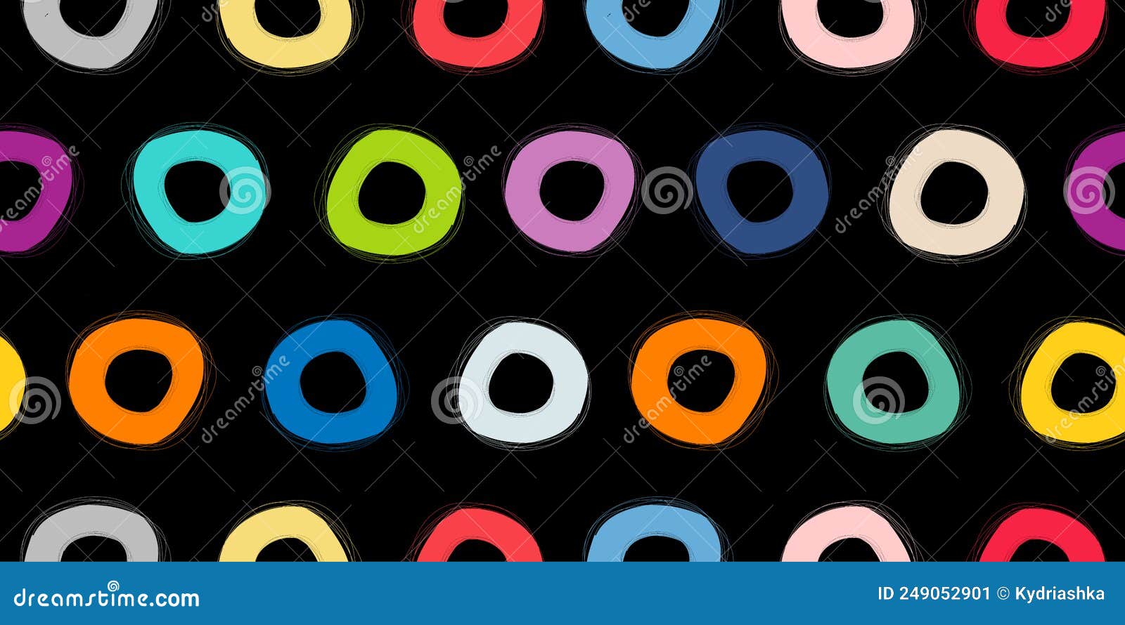 Colored Circles. Seamless Pattern Background for Your Design Stock ... Colored Circles. Seamless Pattern Background for Your Design Stock ...