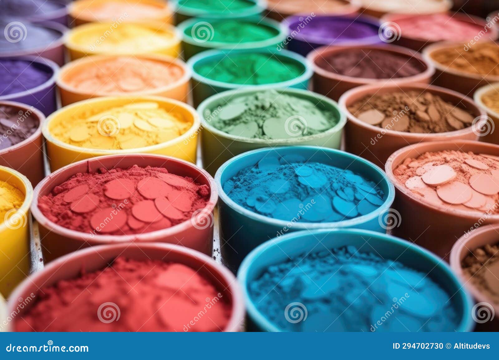 Colored Clay Stacked and Ready for Crafting Stock Photo - Image of ...