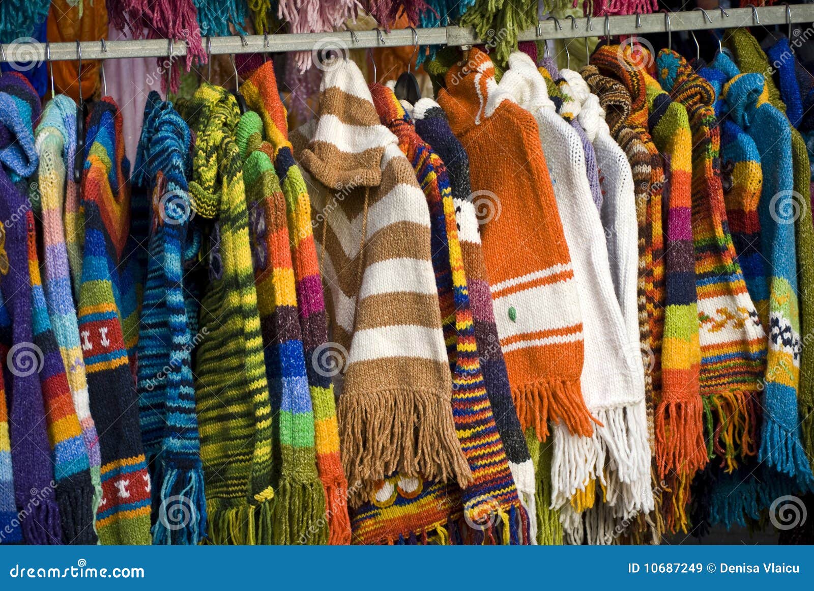 Colored Clothes Royalty Free Stock Images - Image: 10687249
