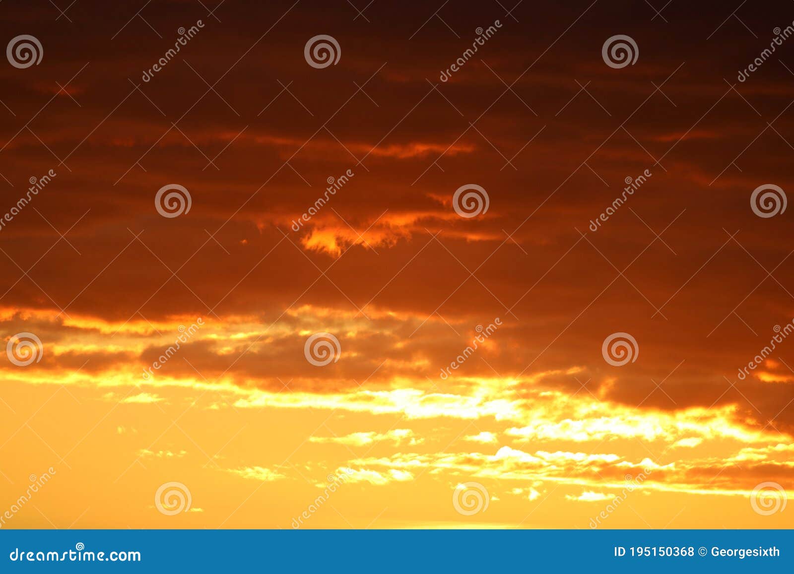 Colored Clouds with Sunlight on Edges of Clouds Stock Photo - Image of ...