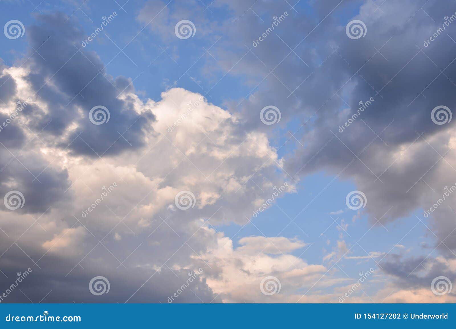 Colored Clouds at Sunset stock photo. Image of sunrise - 154127202