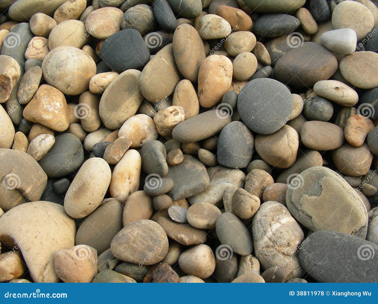 Yellow Background of Cobblestone Stock Photo - Image of texture, pretty ...