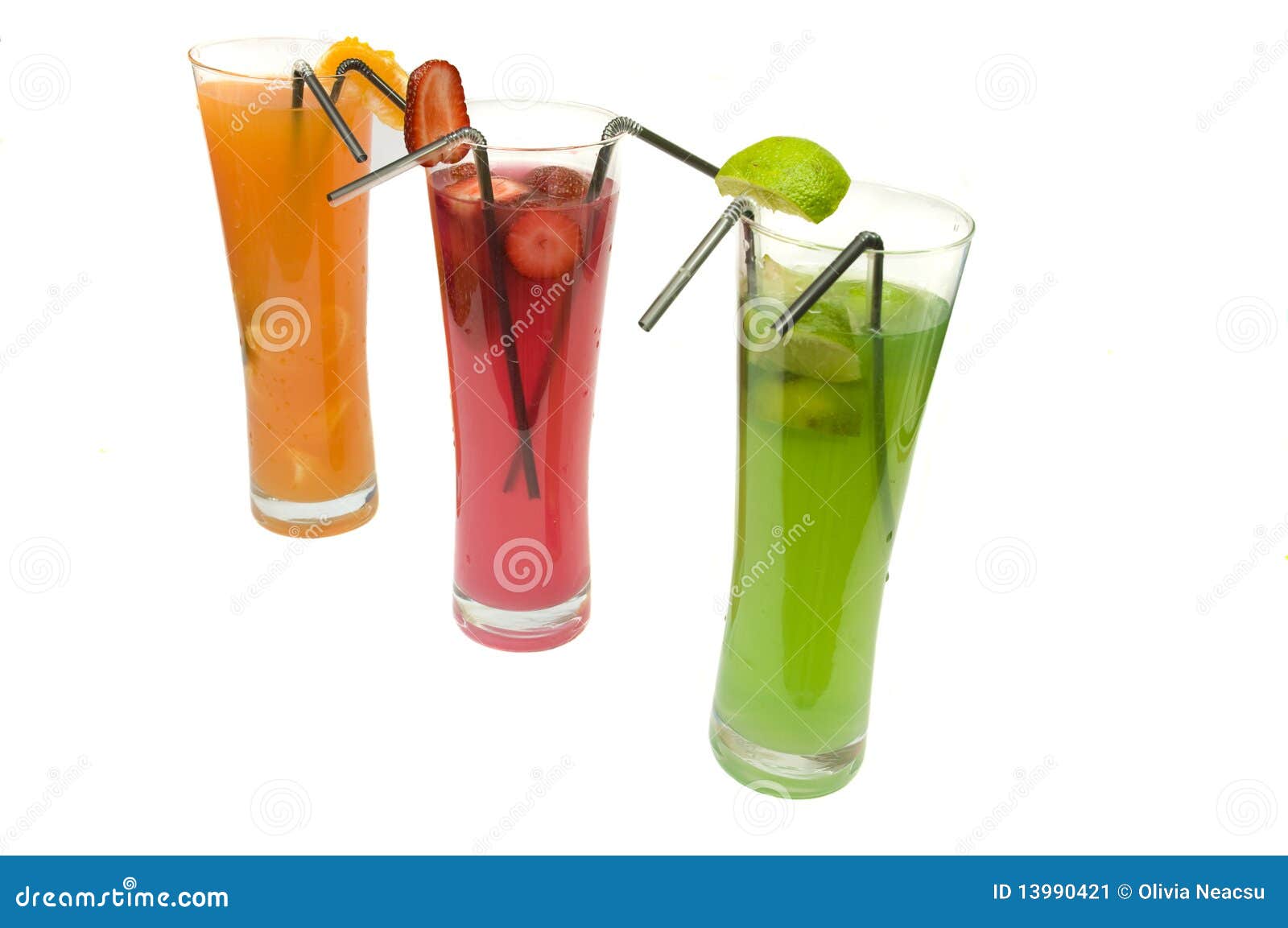 Colored cocktails stock image. Image of cocktail, glass - 13990421