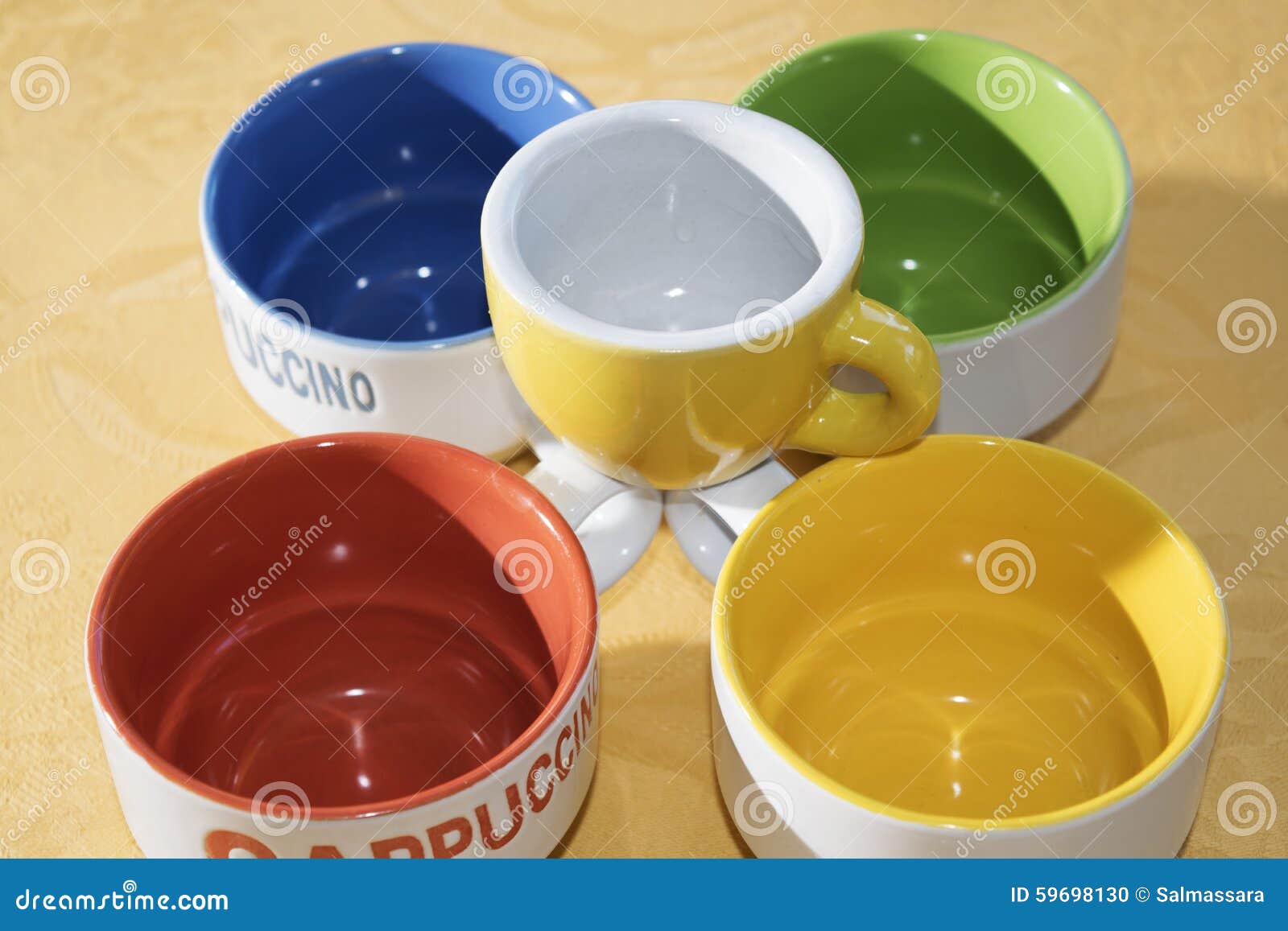 Colored coffee cup and mug stock photo. Image of coffee - 59698130