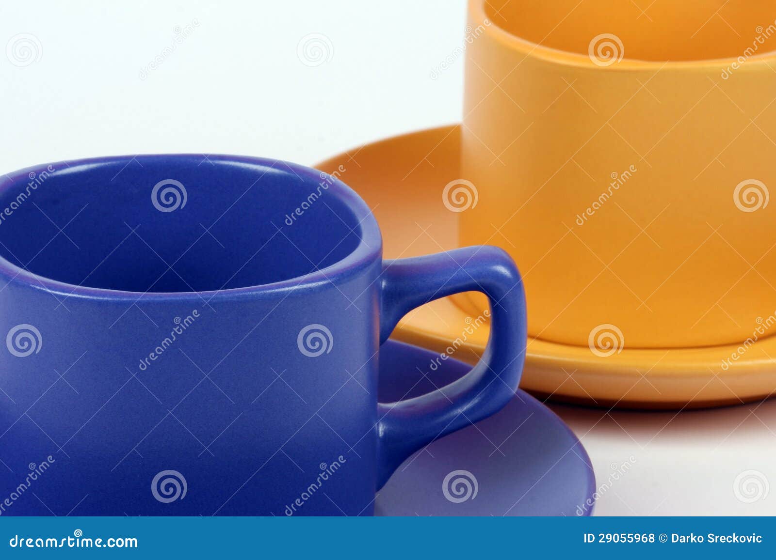 Colored coffee cups stock photo. Image of coffee, design - 29055968